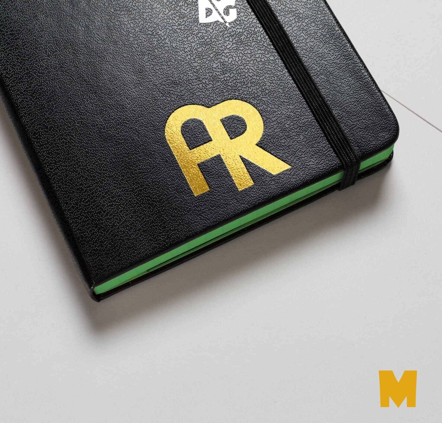 Diary Emboss Logo Mockup