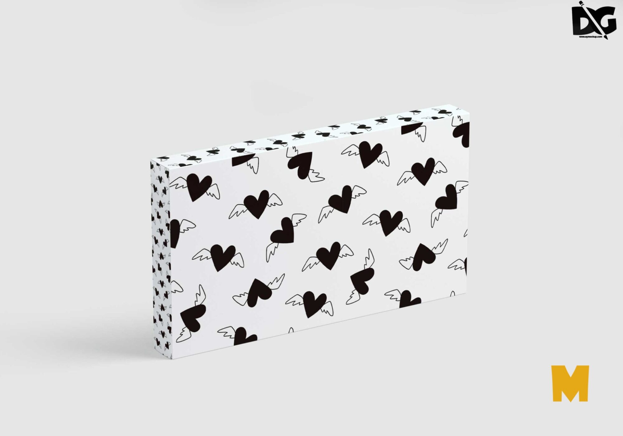 Creative Pencil Box Mockup Design