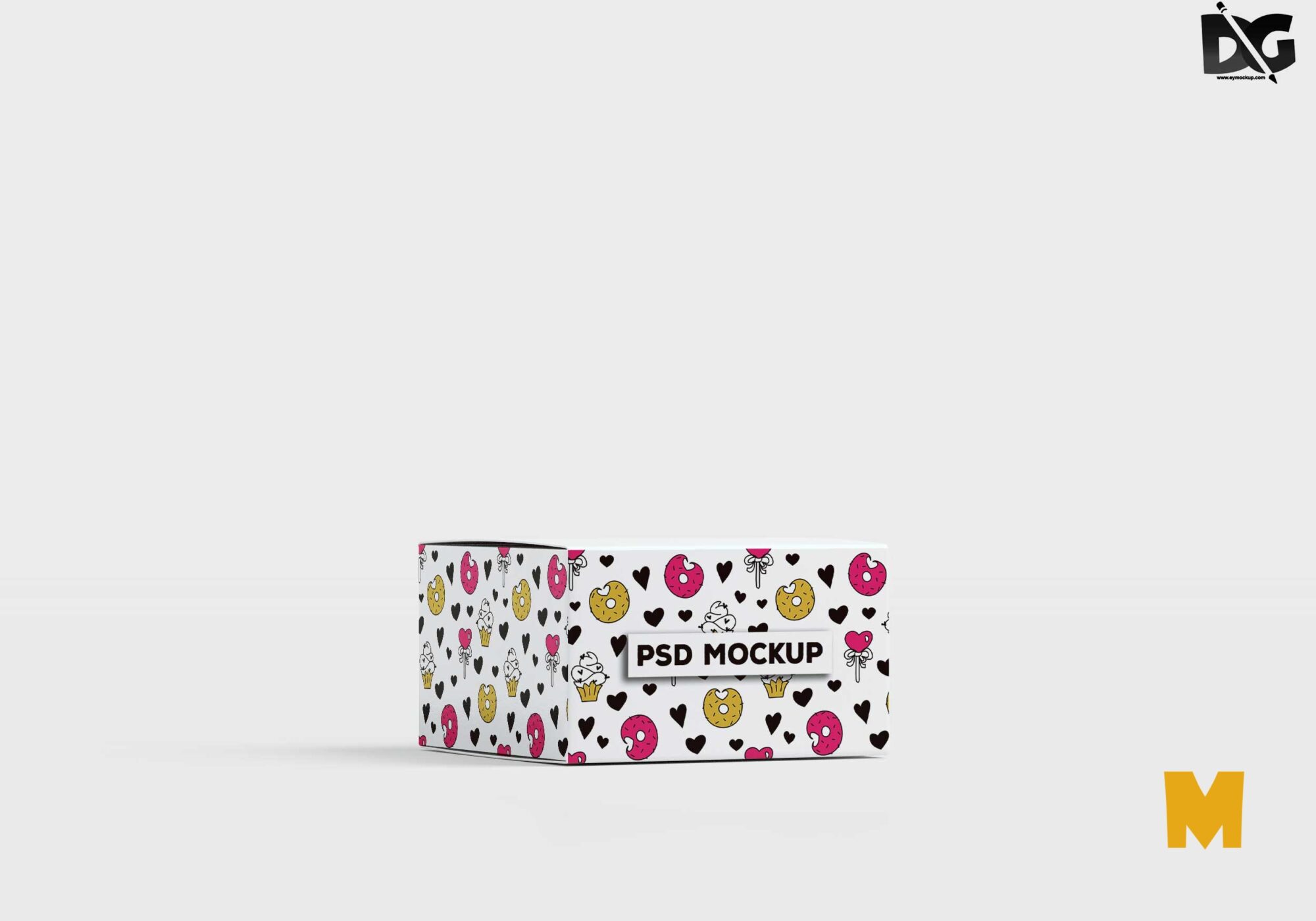 Stylish Sweet Box PSD Mockup Download