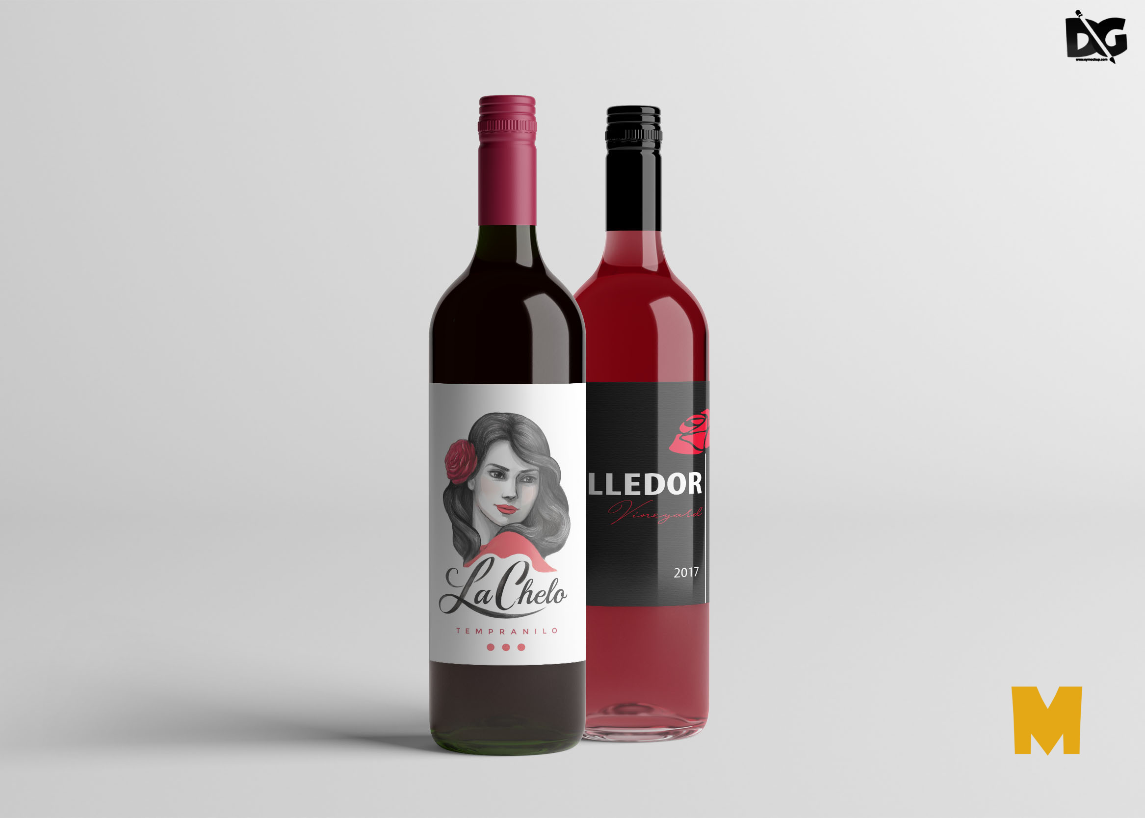 Wine Bottle Label Template Free Download Collection