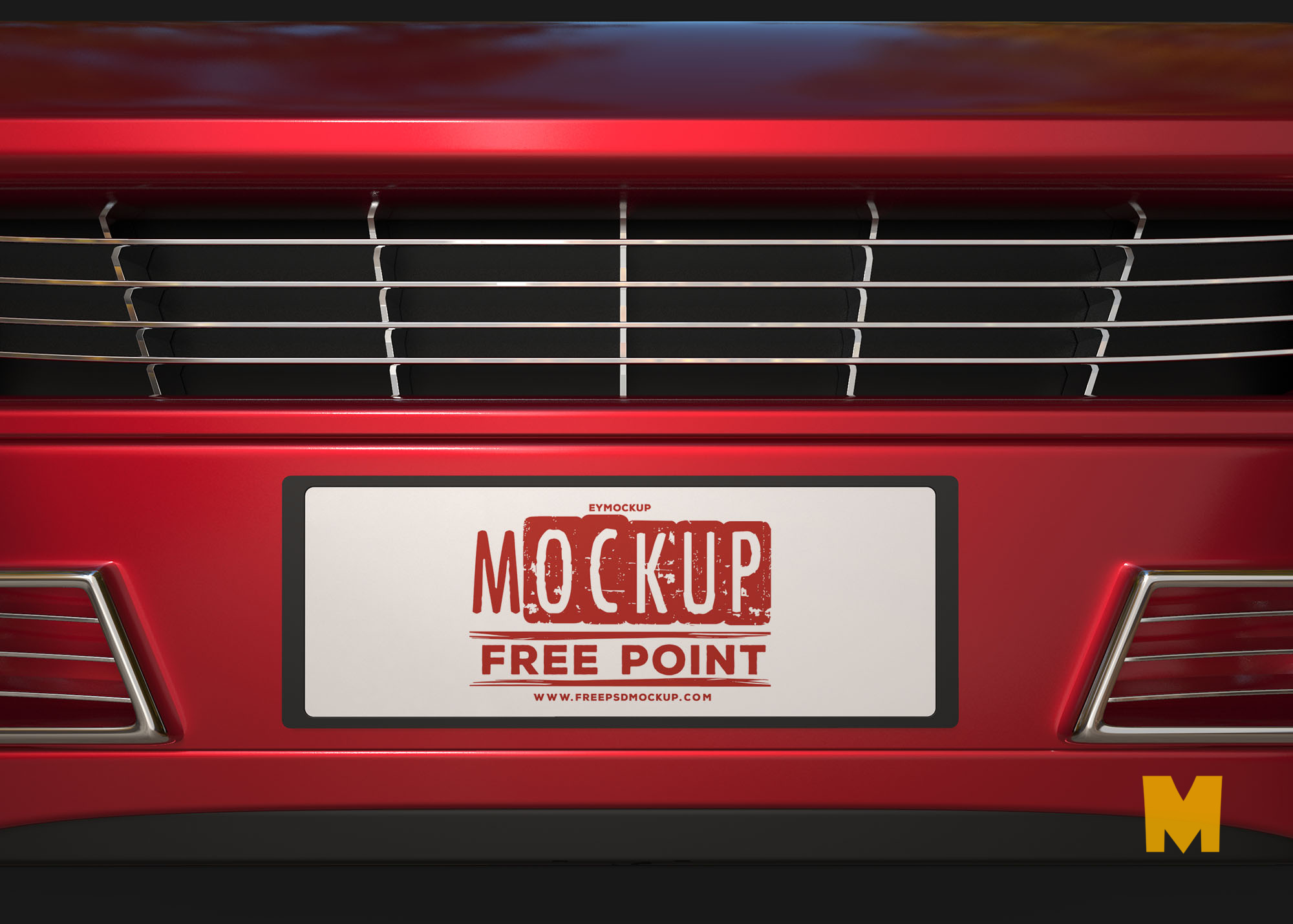 Free Premium Car Plate Design Mockup Free Premium Car Plate Design Mockup