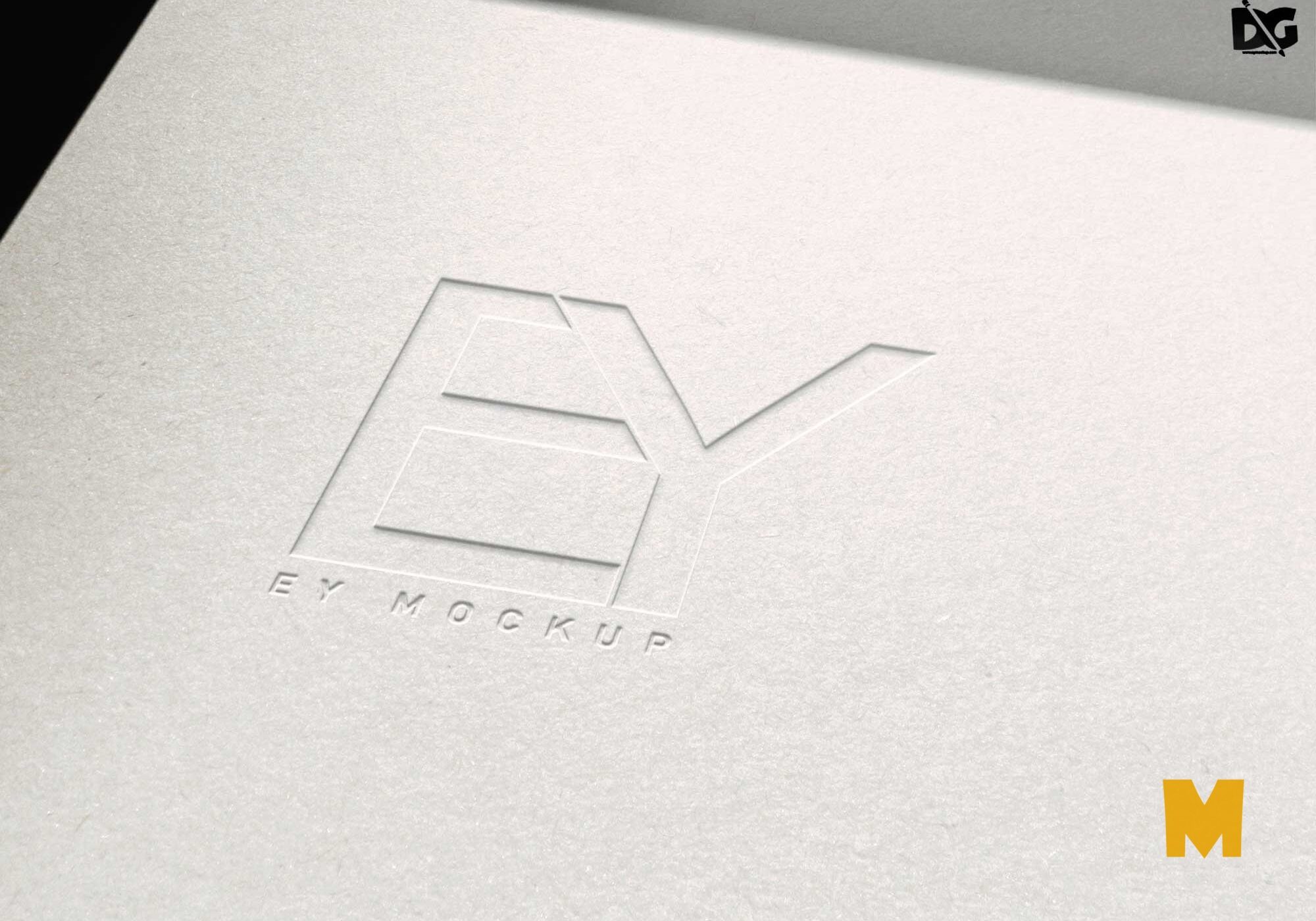 Free Emboss Logo Mockup