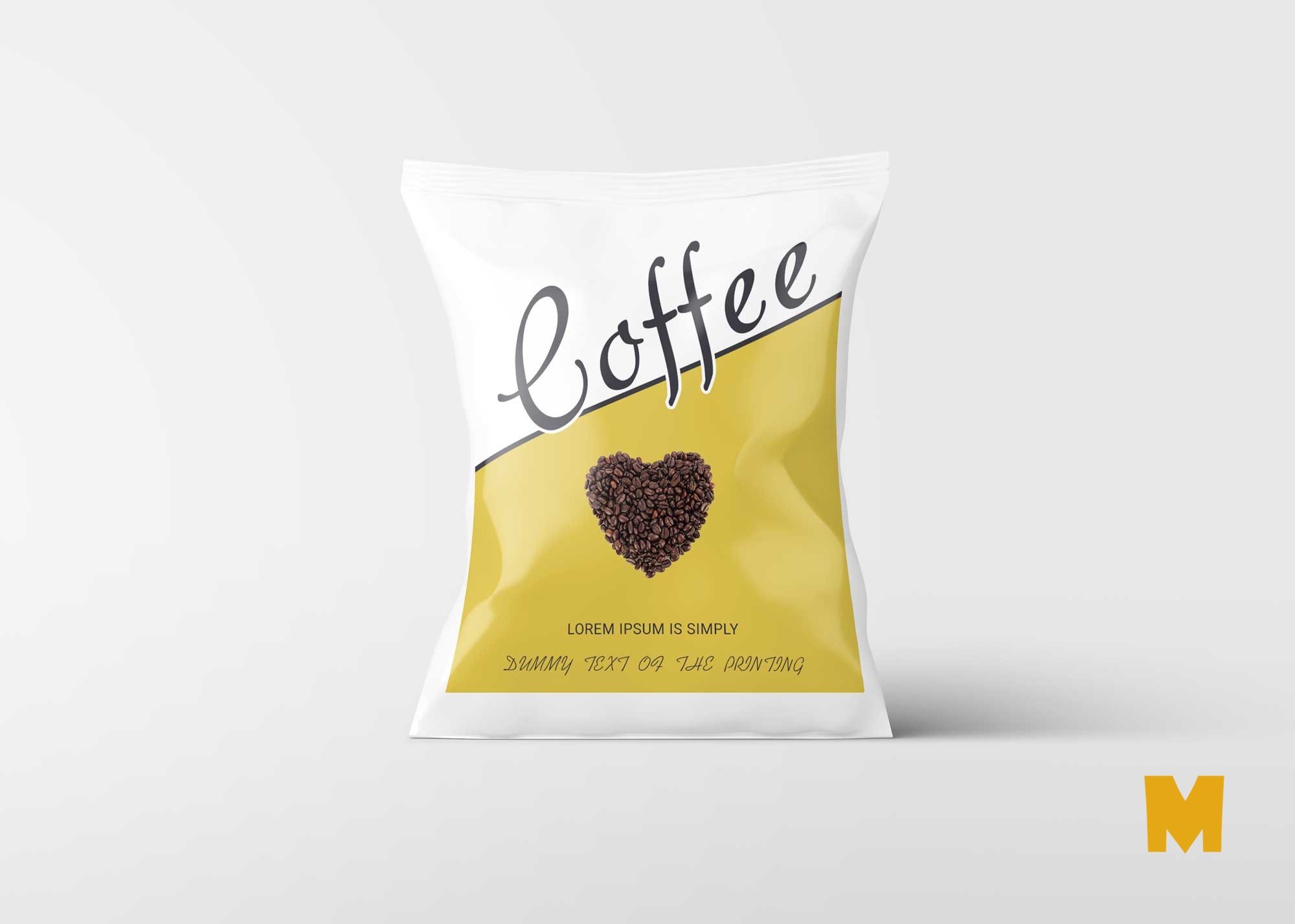Free Realistic Packet Design Mockup