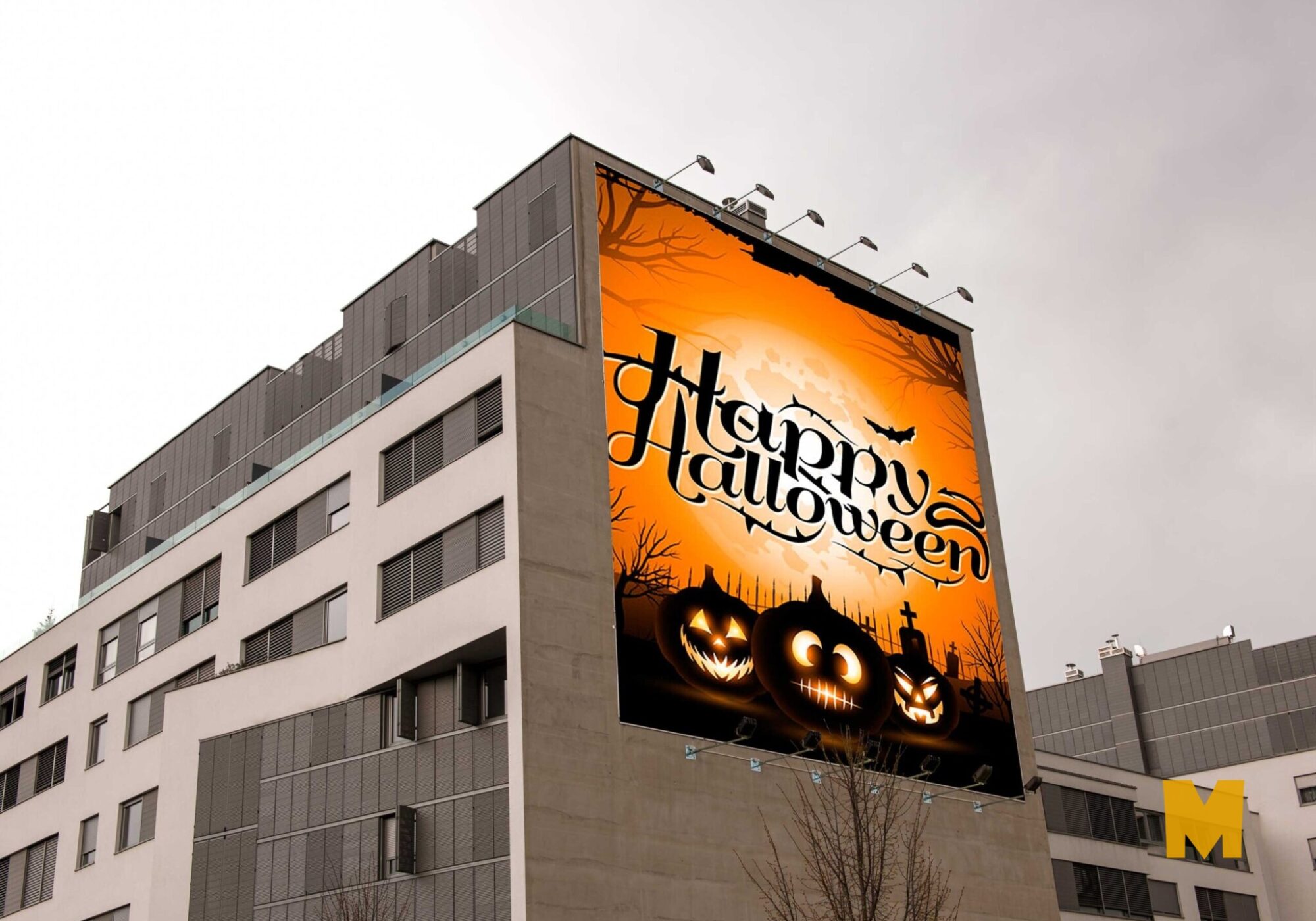 Halloween Billboard Mockup