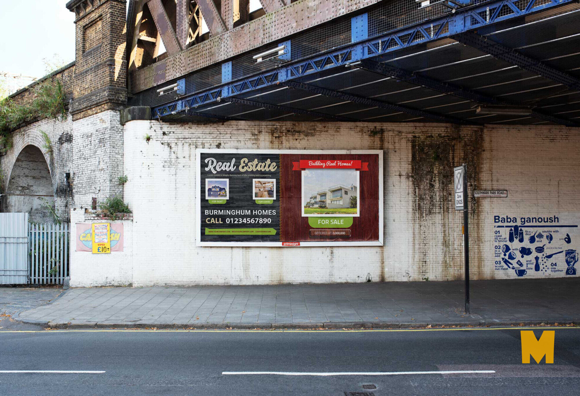 Creative Bridge Banner Mockup Design