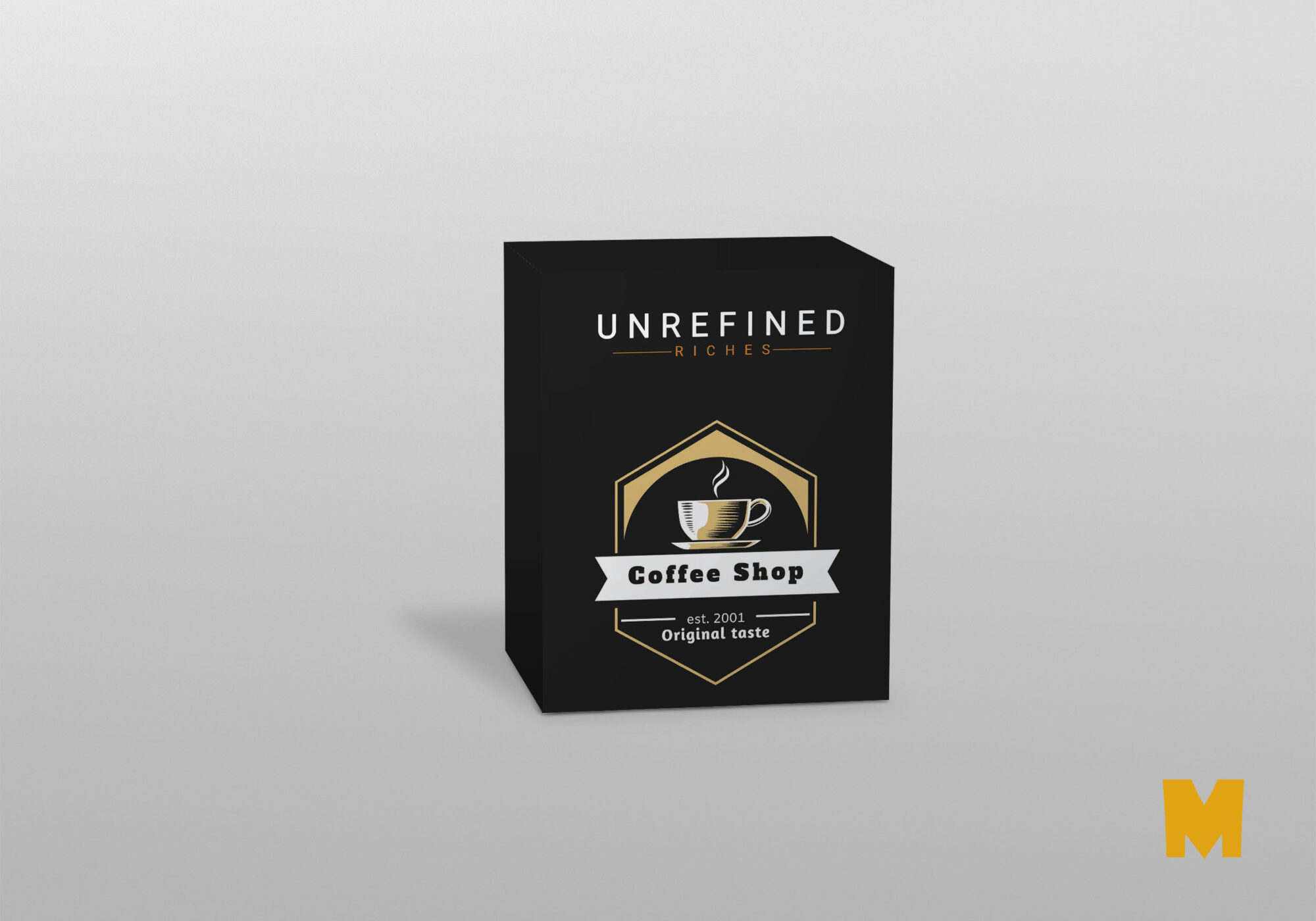 Coffee Box Packaging Mockup