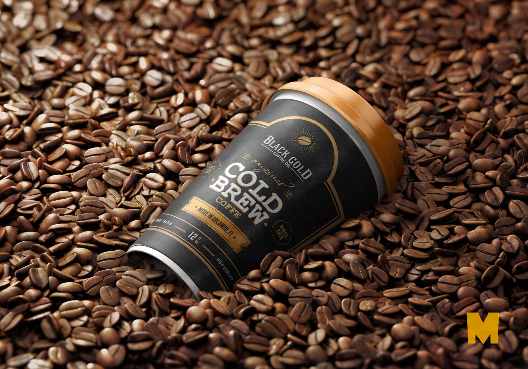 Free Coffee Cup Label Mockup Download