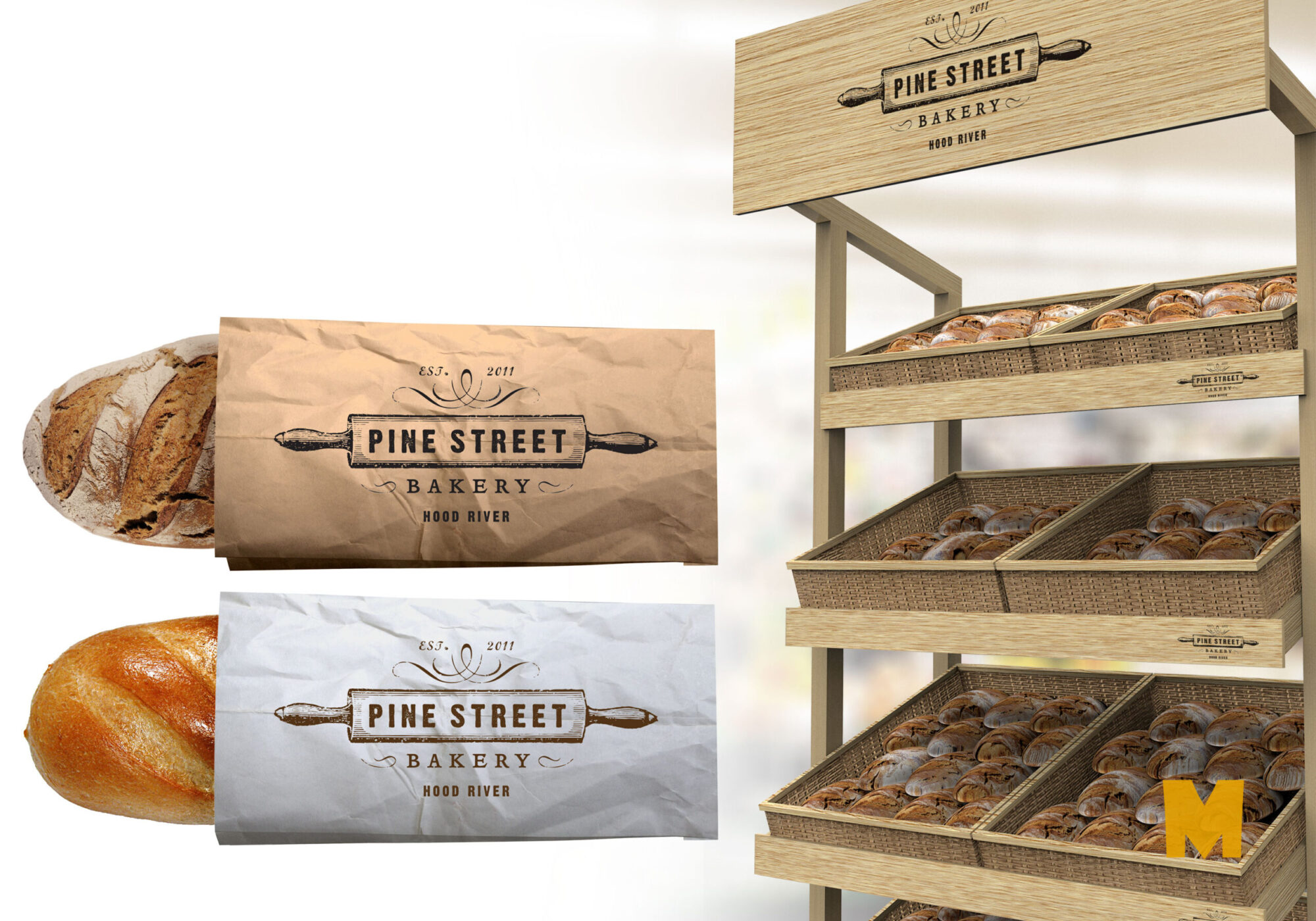 Free Bread Packaging Mock-up Download