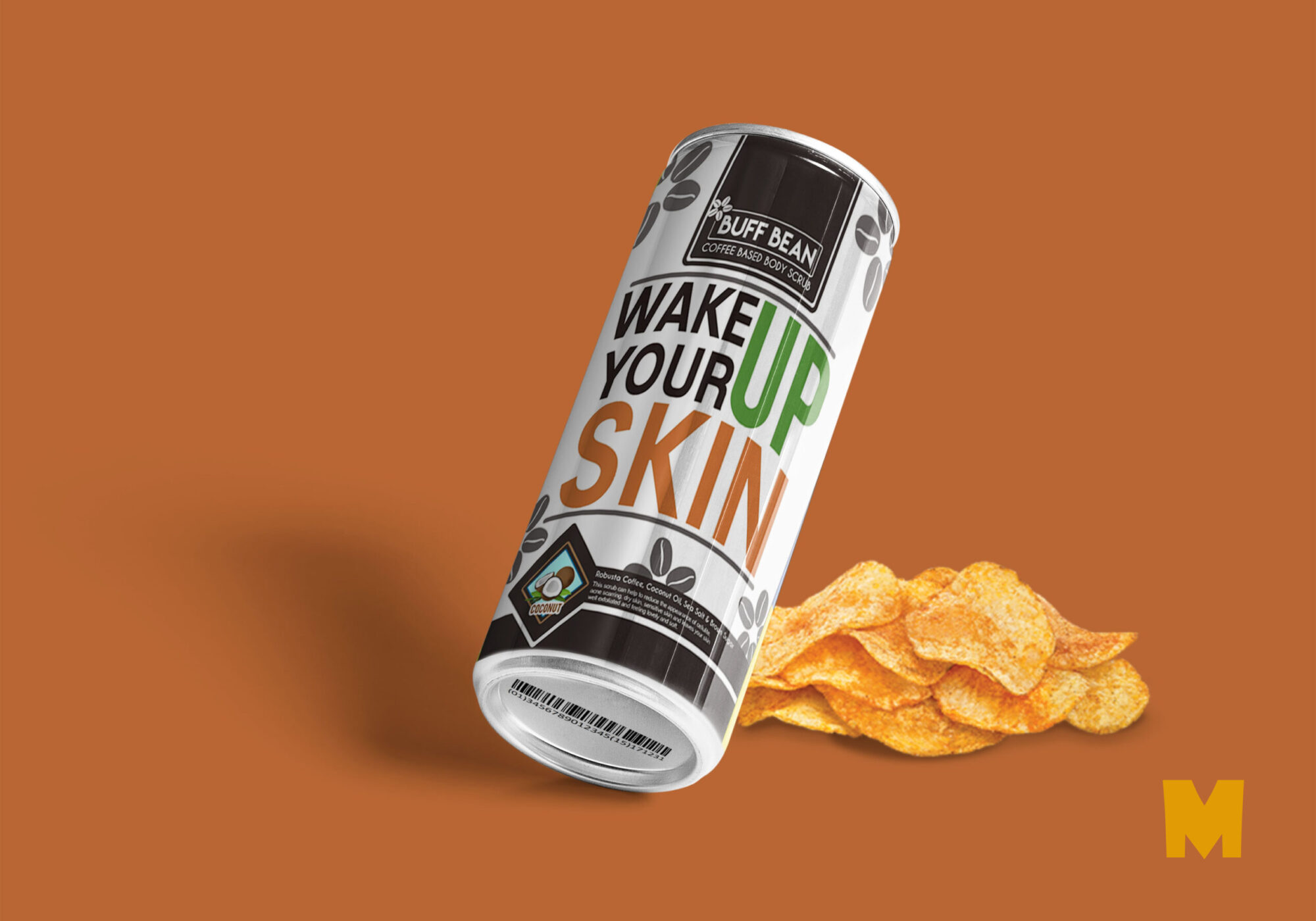 Free Beer Can Label Mockup Download
