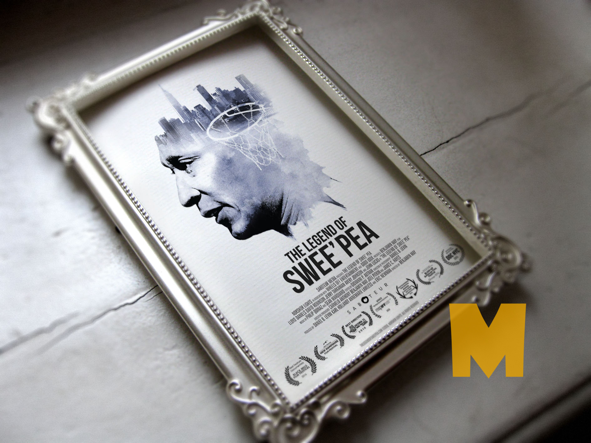 Free Vintage Flyer Poster Mockup Download