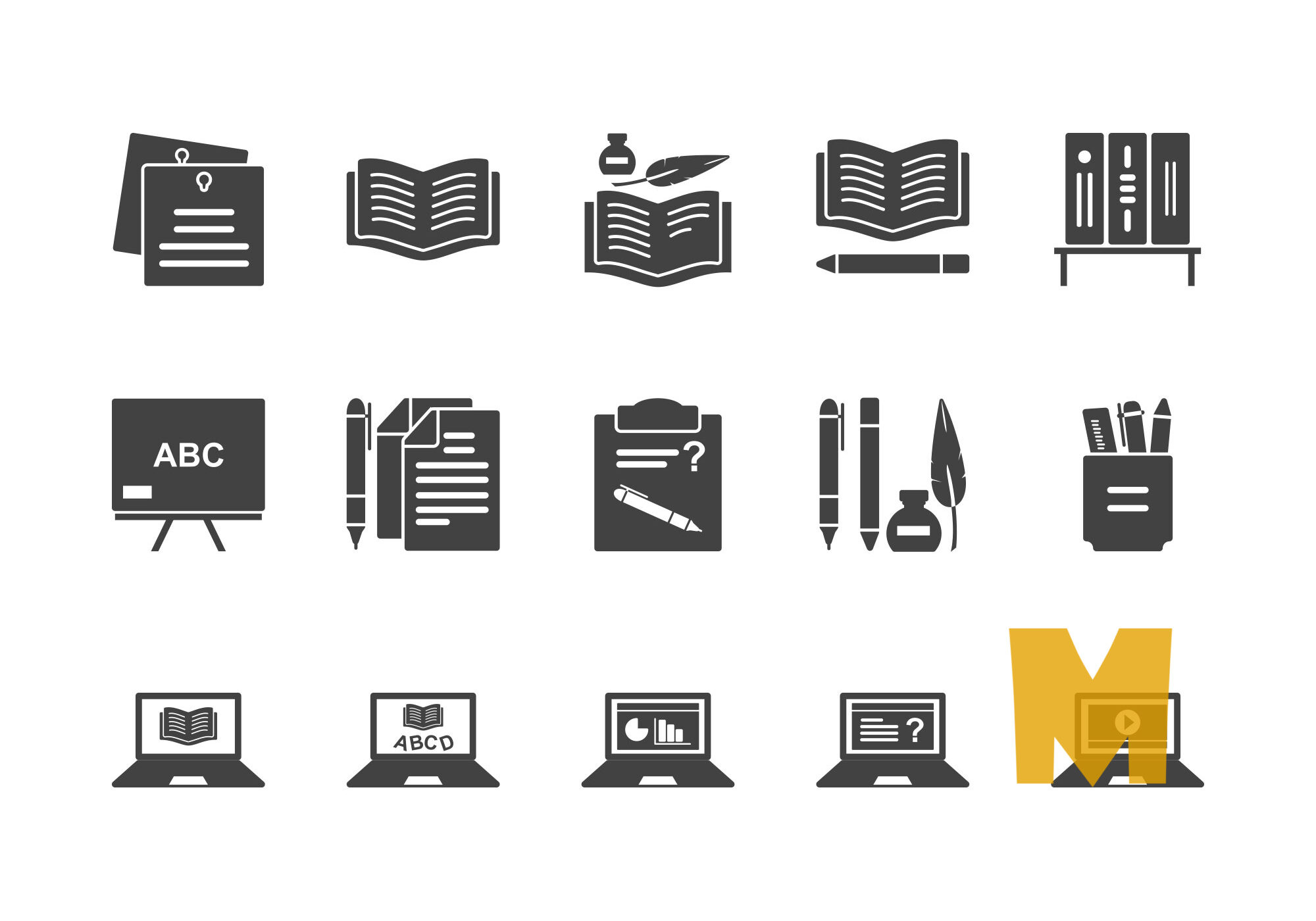 Free Schooling Icon Set