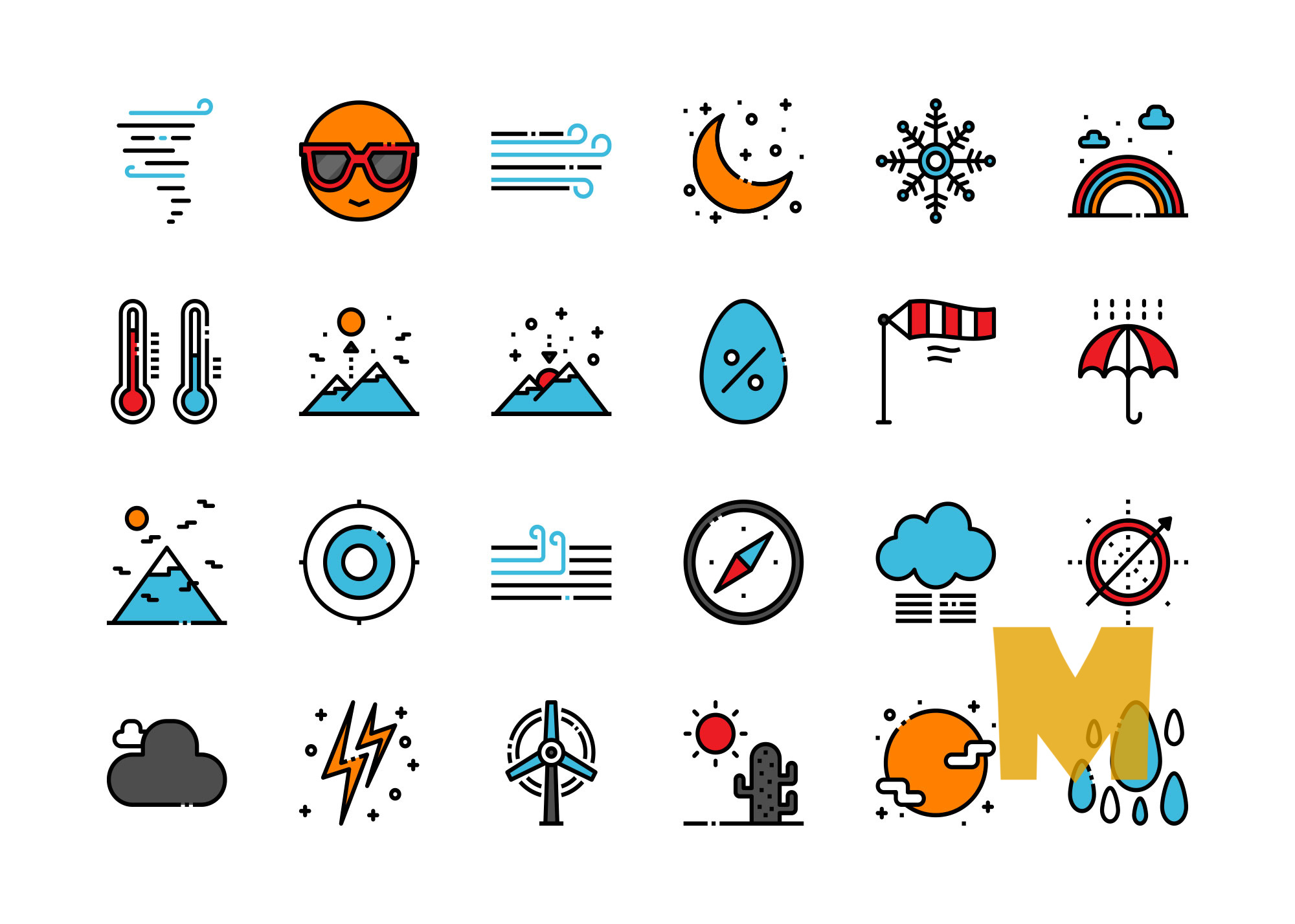Free Weather Icon Set