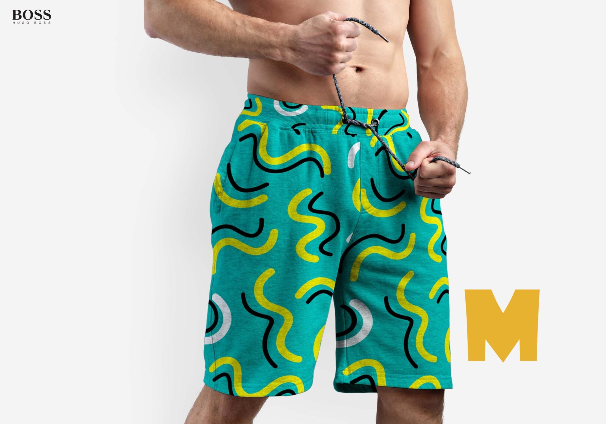 Free Mens Short Mockup Download