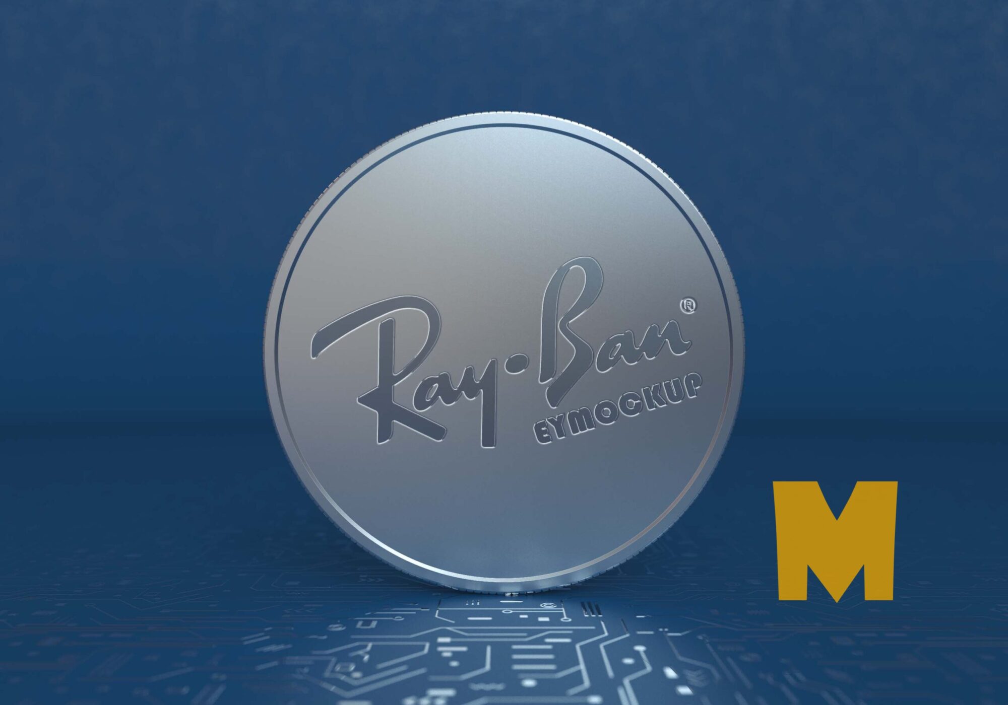 Download Free Cryptocurrency Coin Mockup