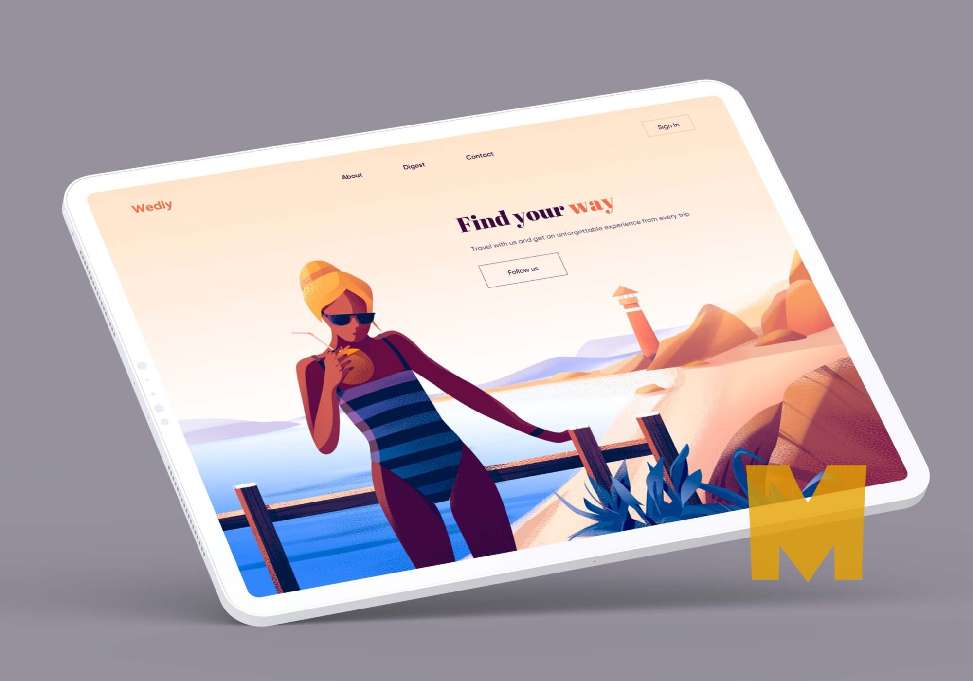 Free iPad Tablet Mockup Download