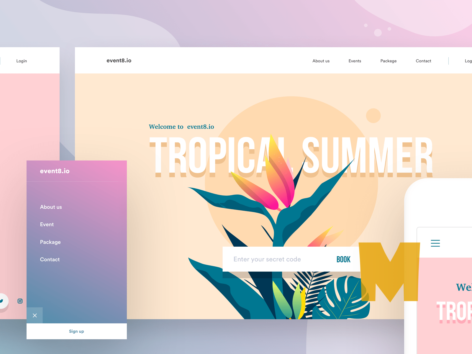 Best Practices for Website Header Design | PSD Mockup | Free Mockup
