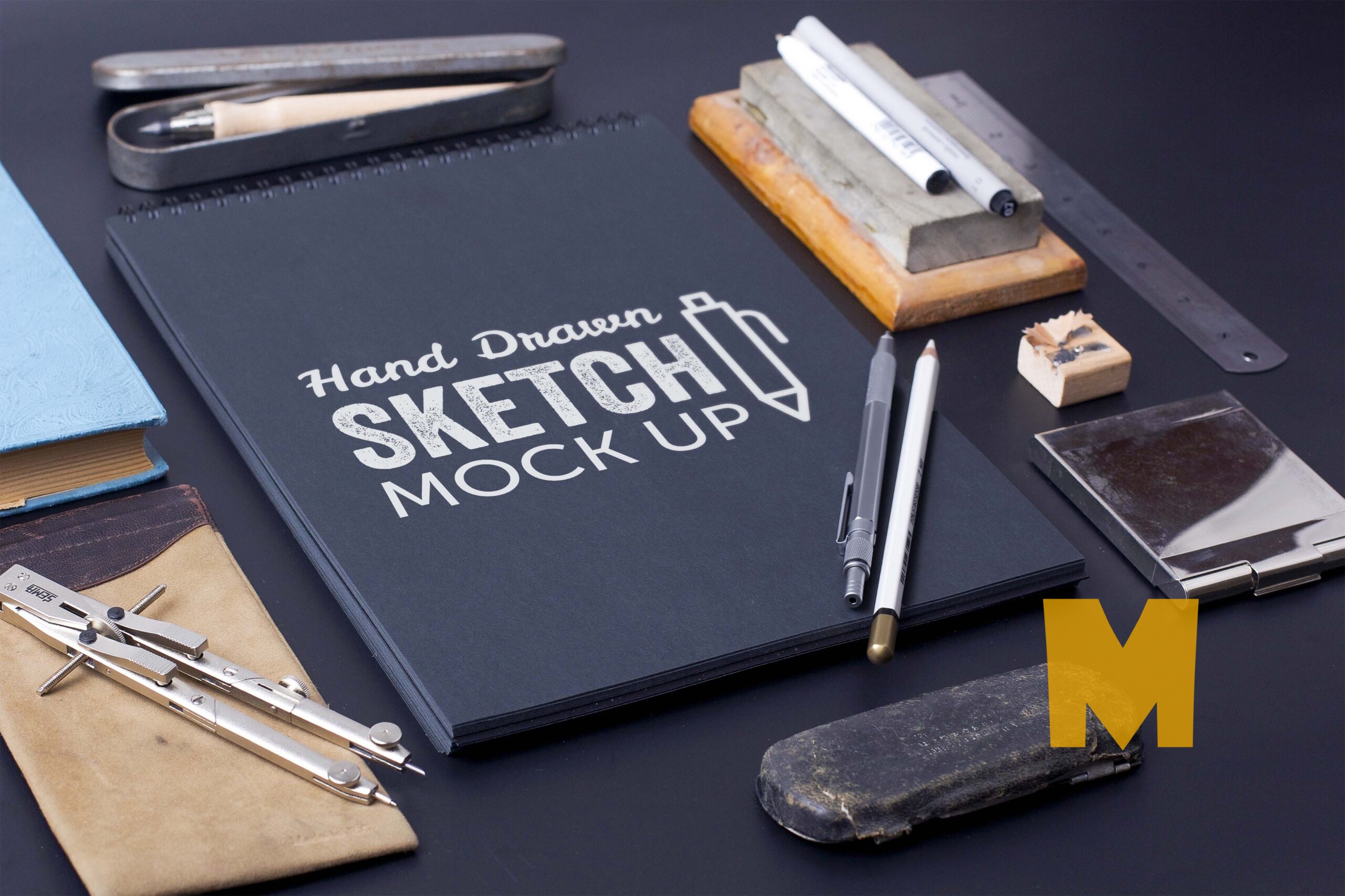 Sketch Drawing Mockup