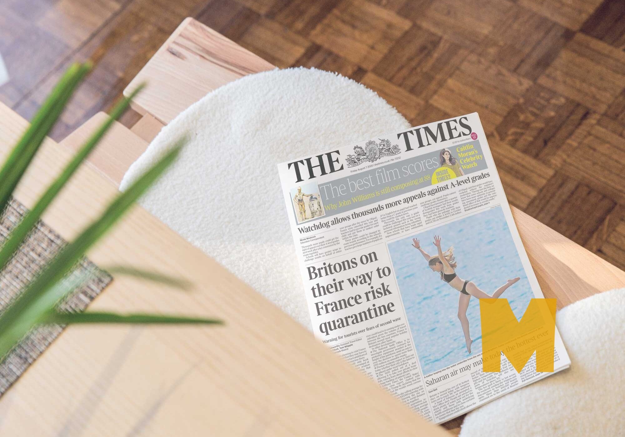 Free Newspaper Tabloid Mockup