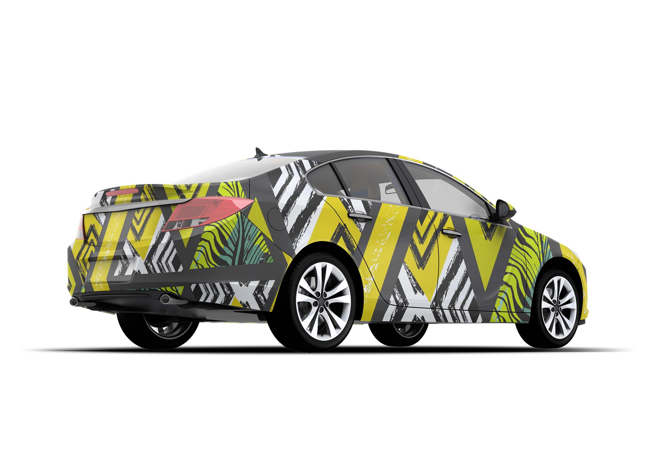 BMW Car Wrap Mockup