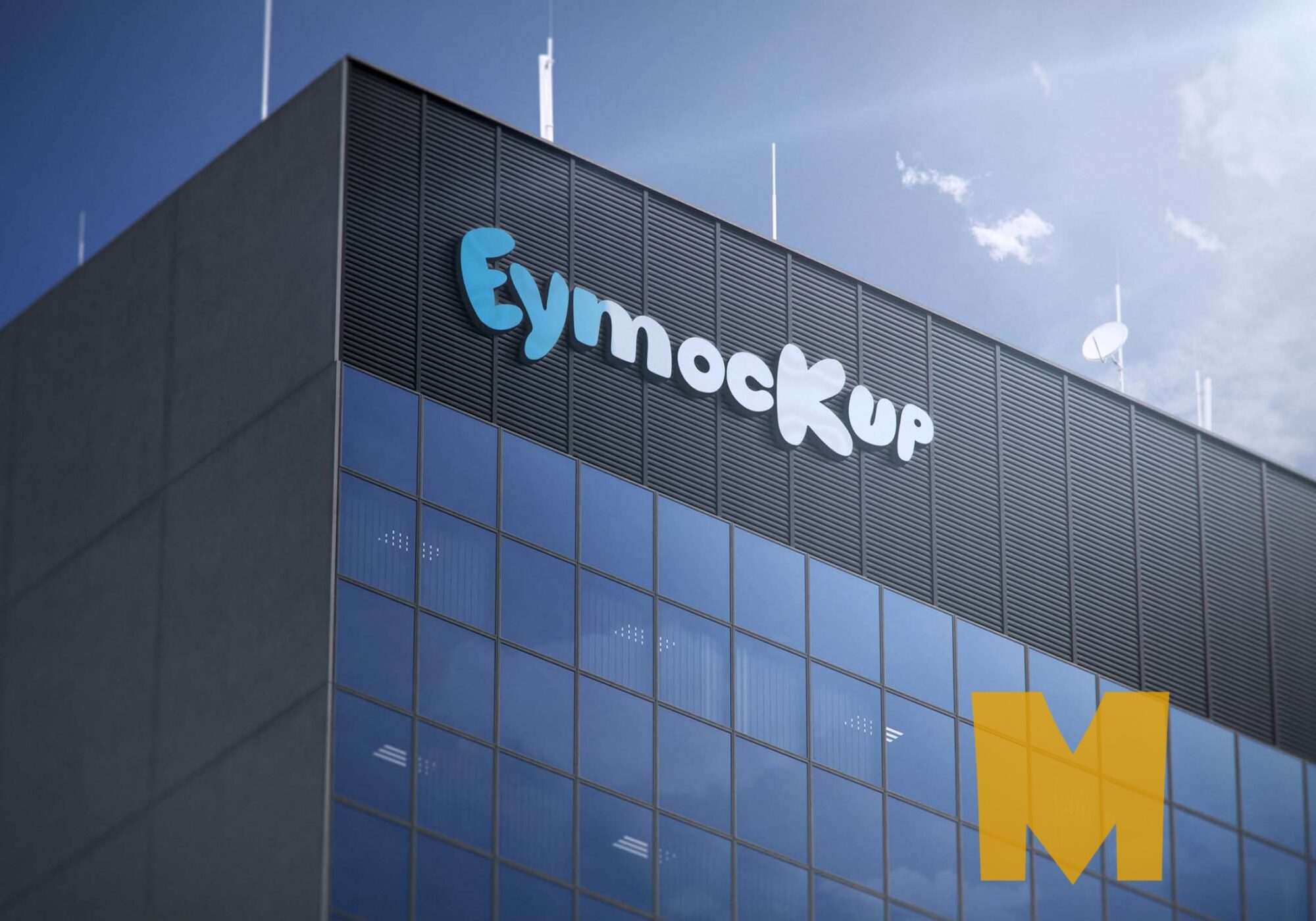 Free Download Office Building Mockup