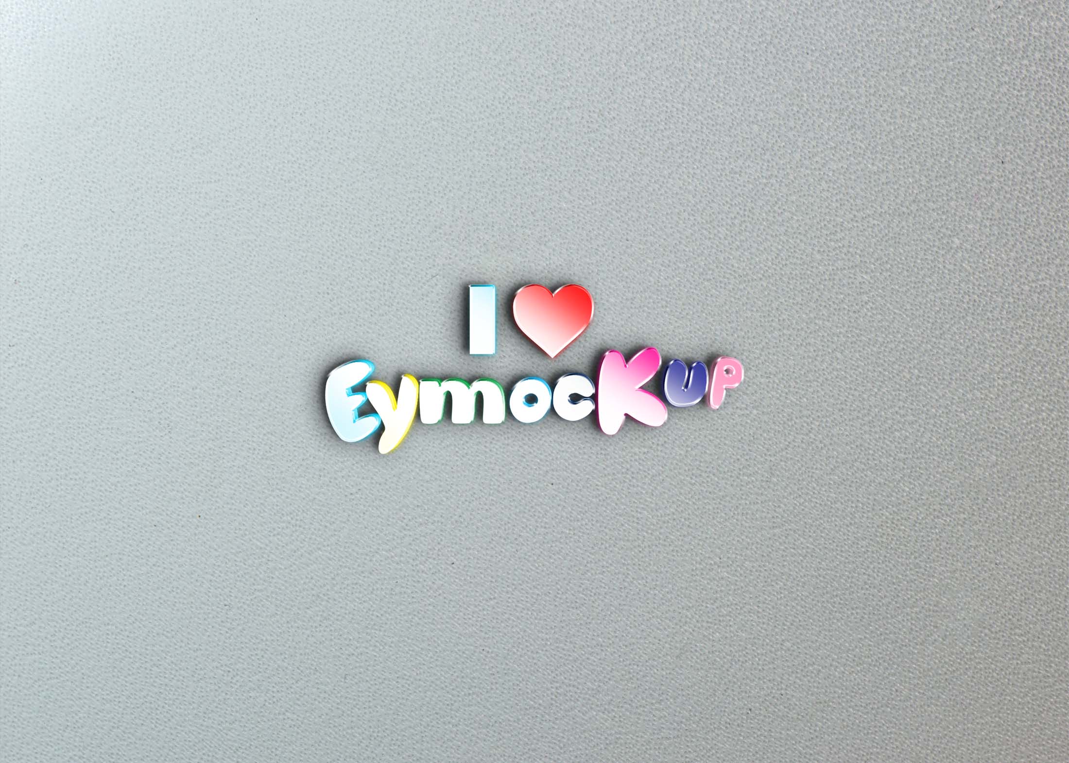 Free Grey Wall Logo Mockup