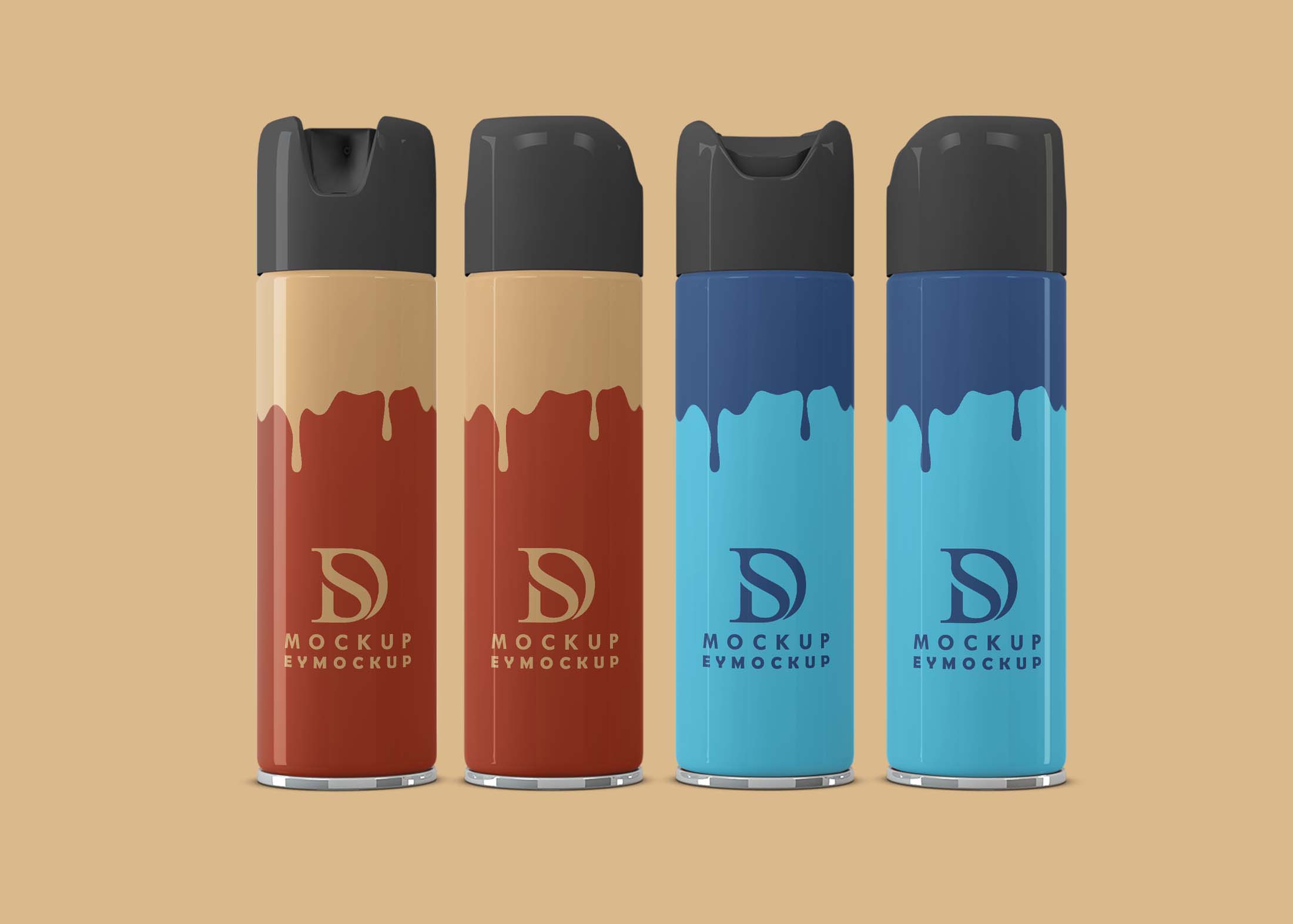 Free Deodorant Bottle Mockup Download
