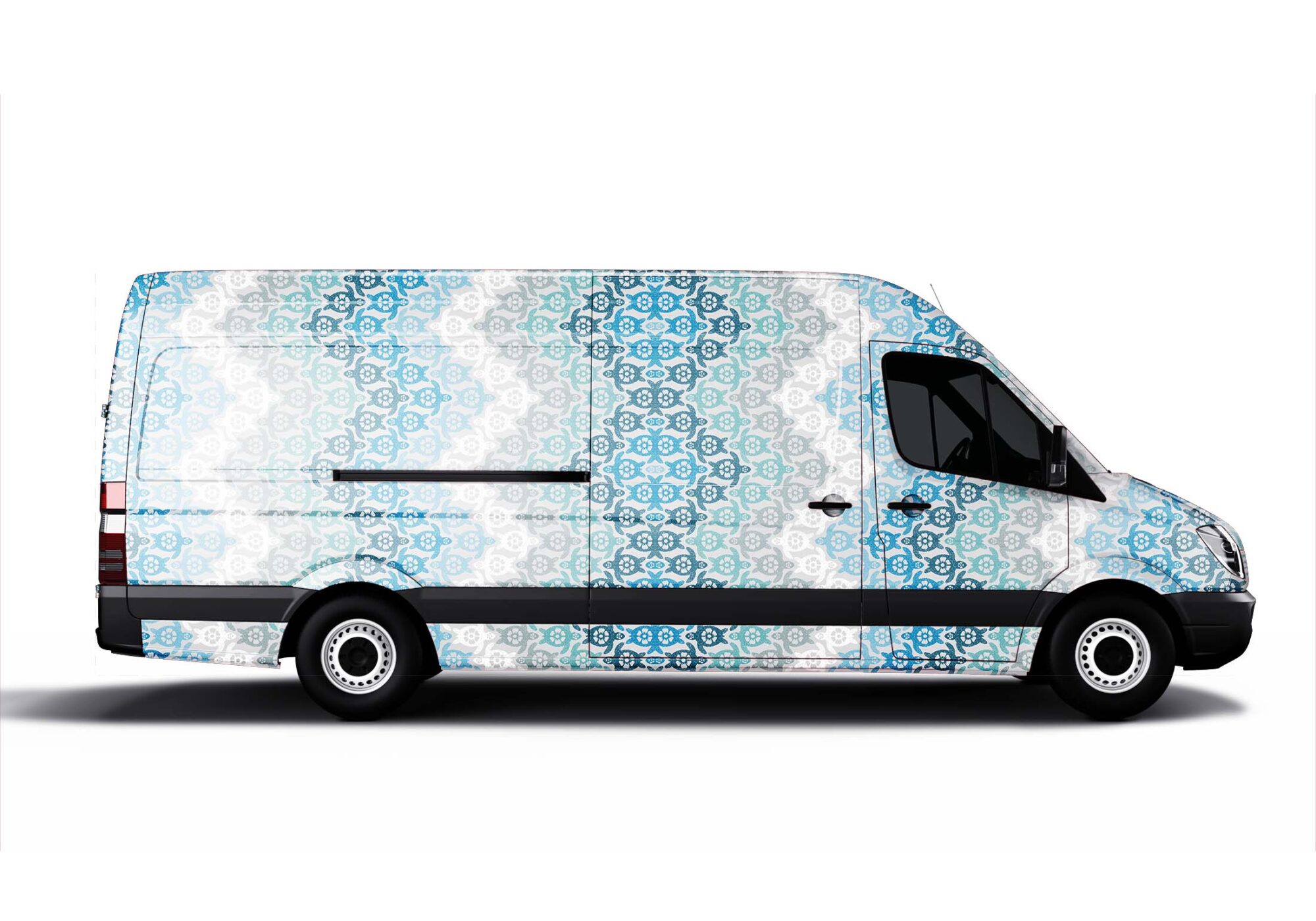 Free Panel Van Wrap Mock-up