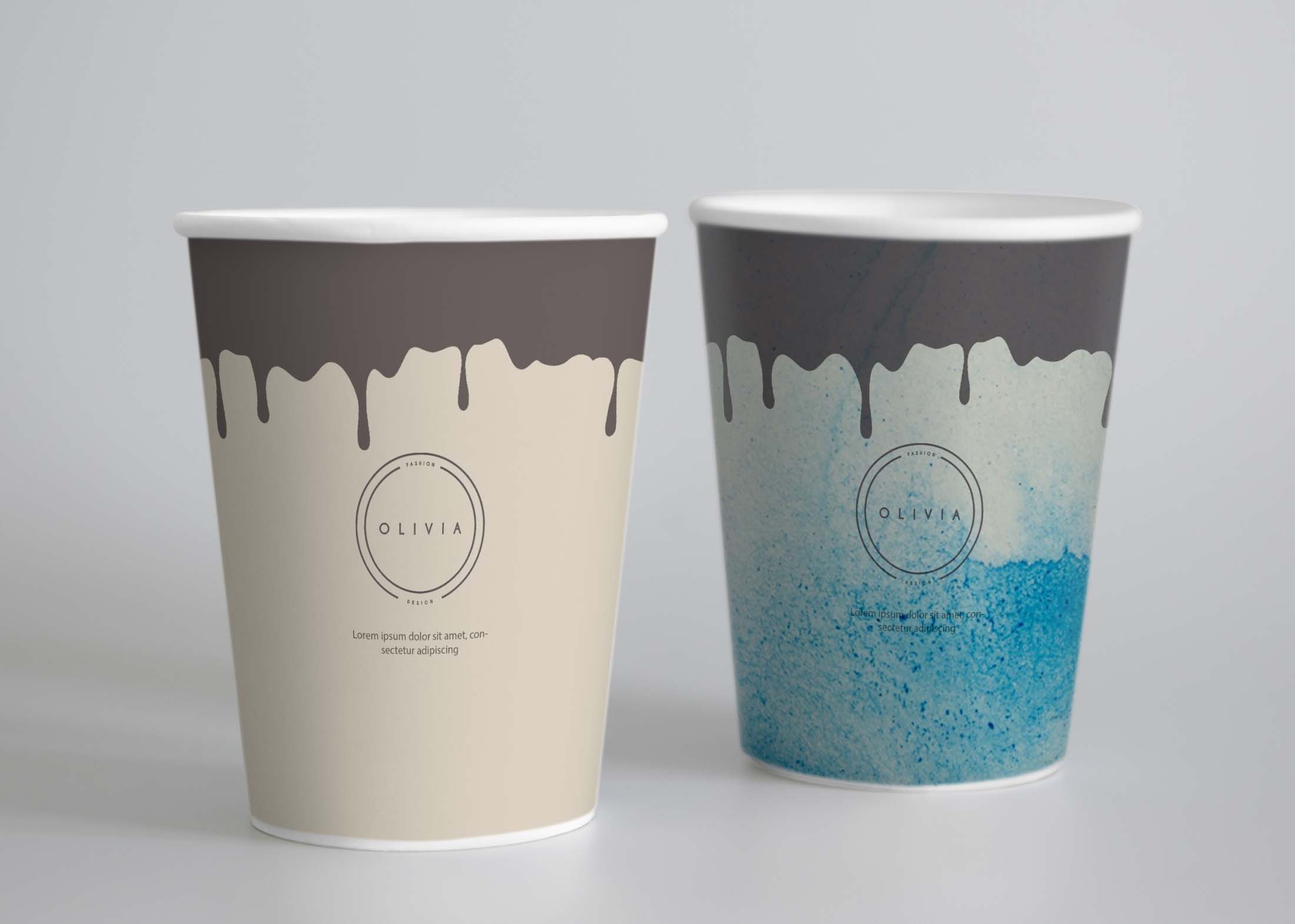 Free Paper Soup Cup Mockup