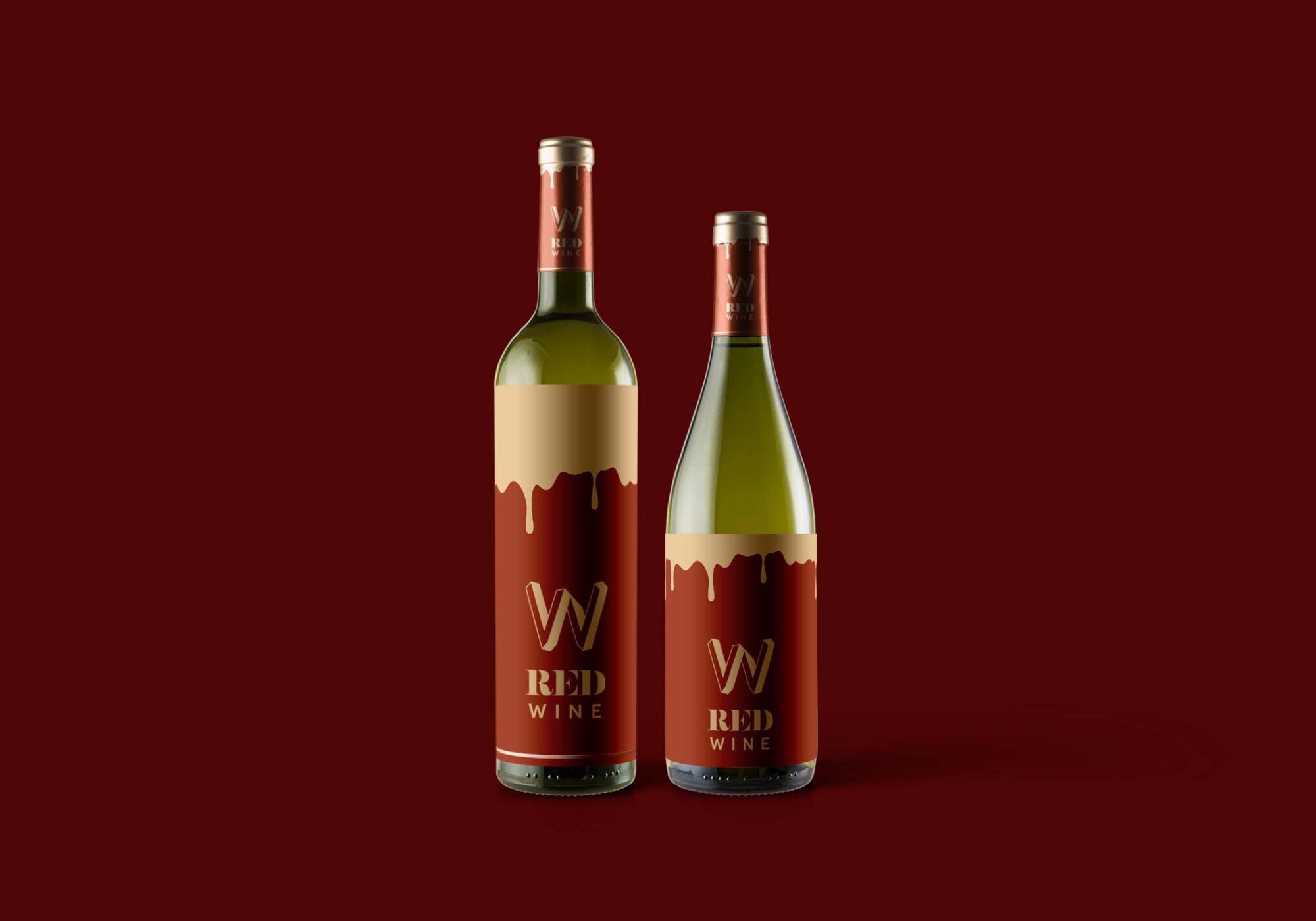 Free Old Monk Wine Bottle Mockup