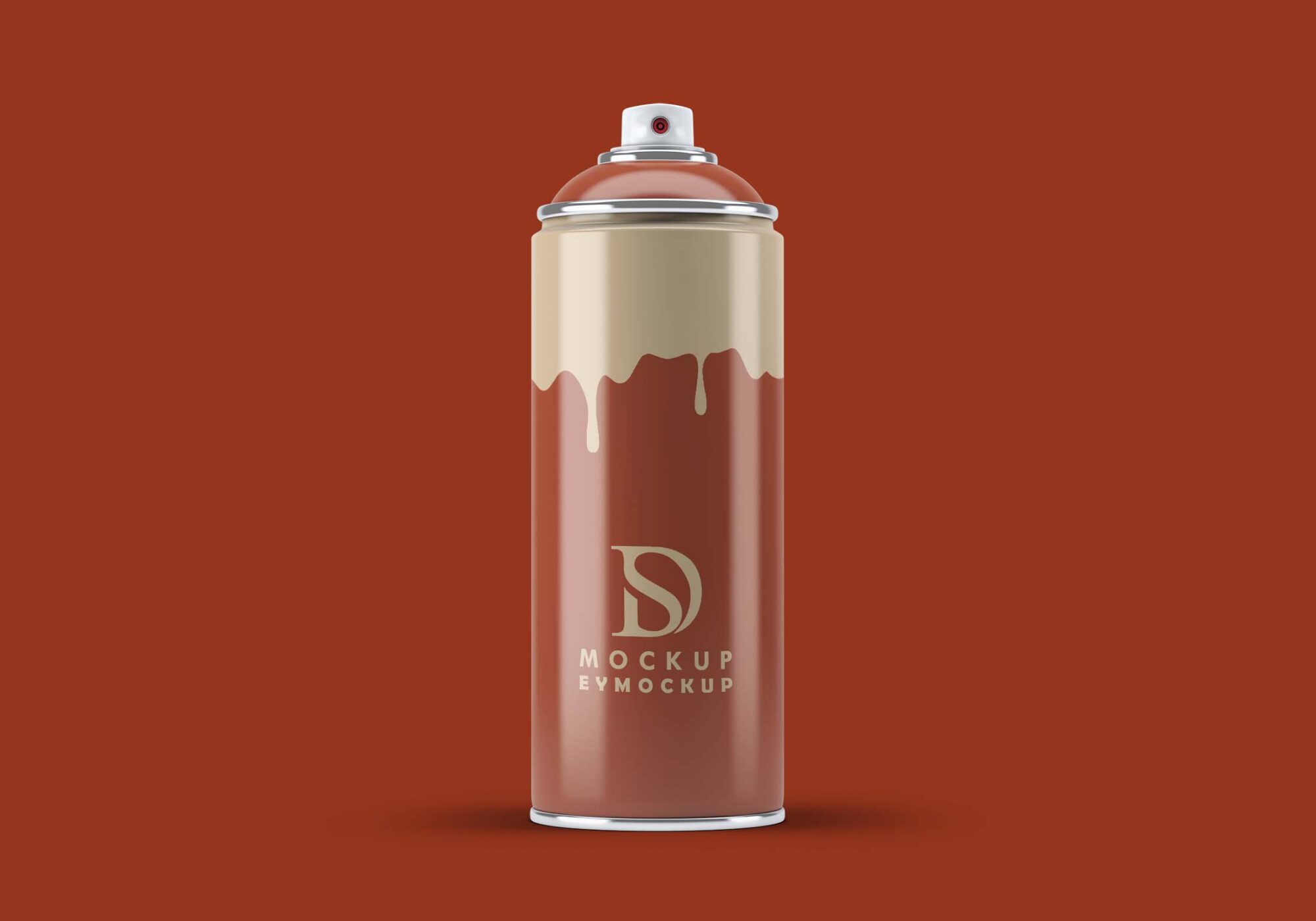 Free Paint Spray Bottle Mockup Download