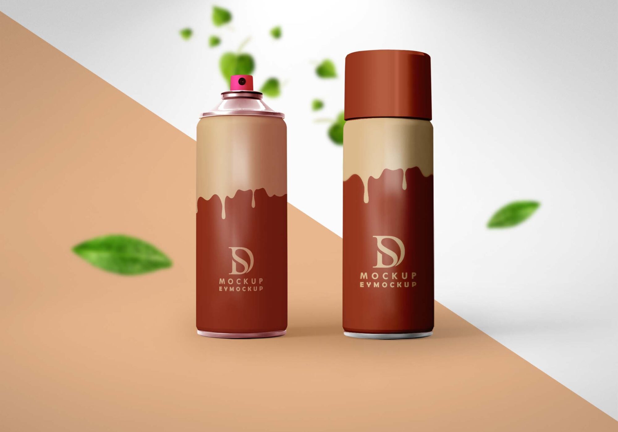 Downloadable Spray Bottle Mockup Design