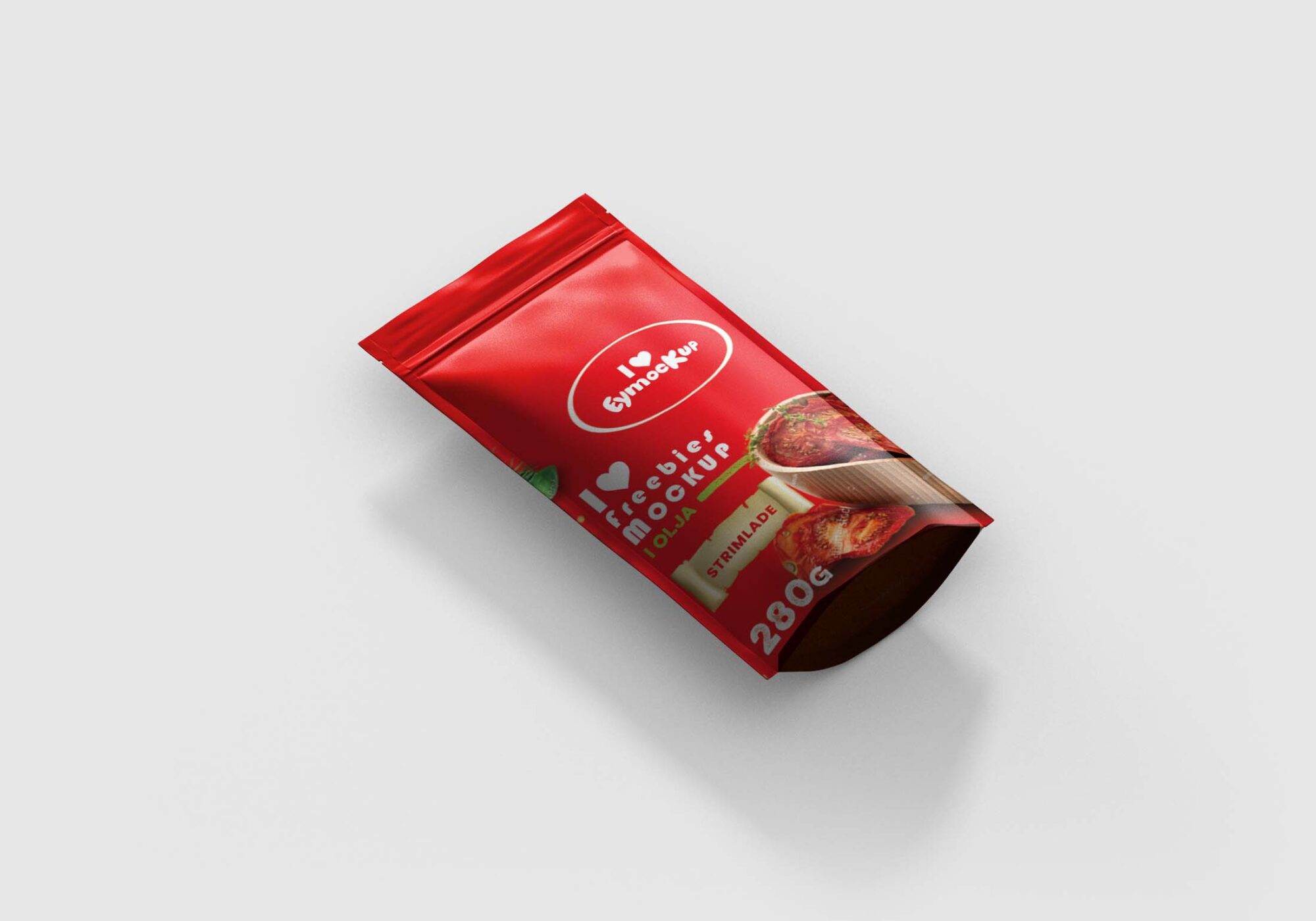 Free Ultimate Pouch Packet Mockup