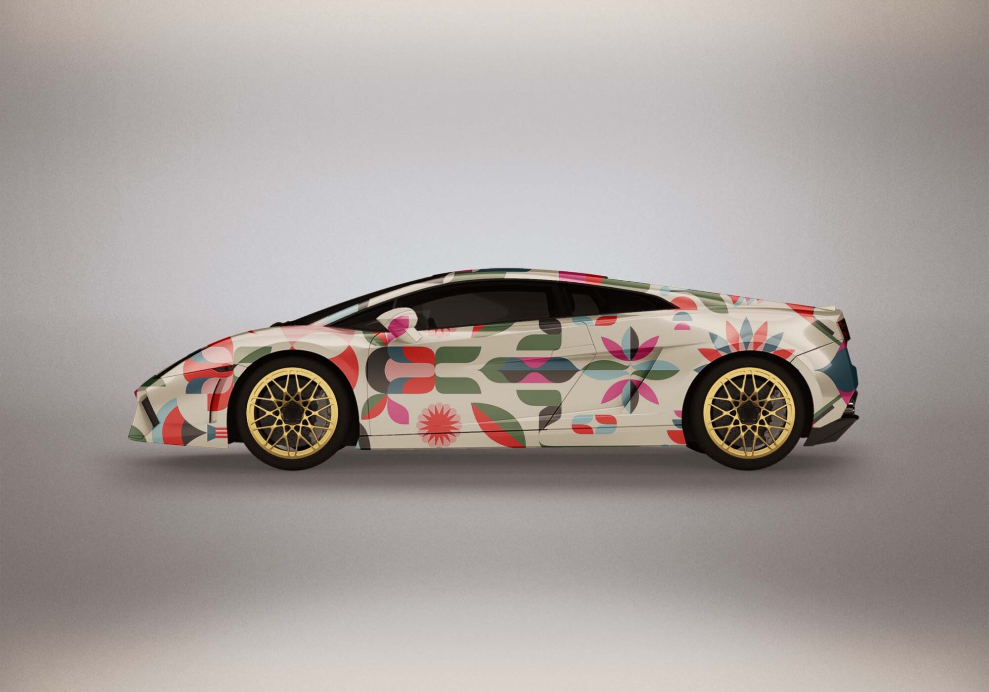 Ferrari Decal Mockup