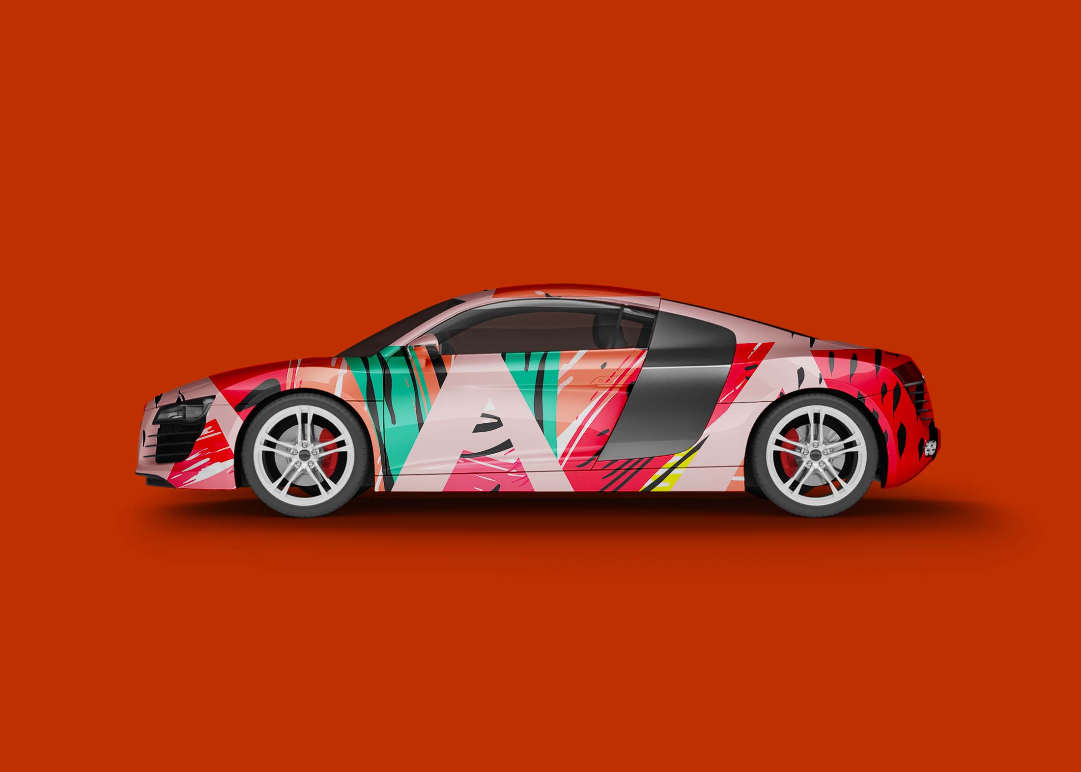 Audi Decal Mockup