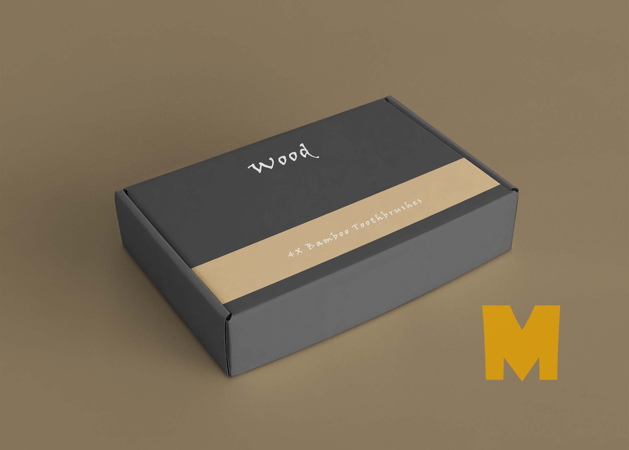 Free Paper Box Mockup