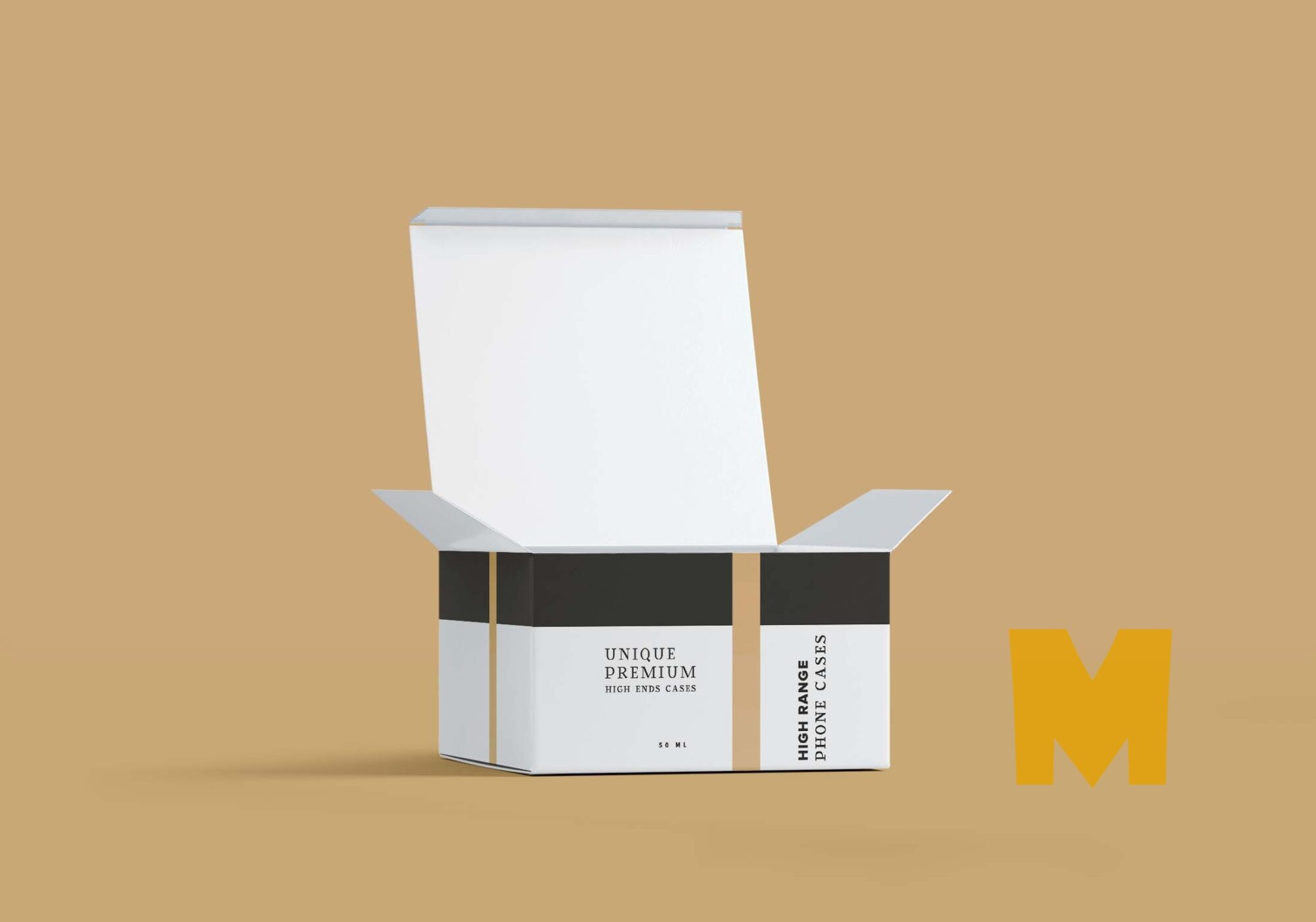 Free Mobile Box Mockup PSD