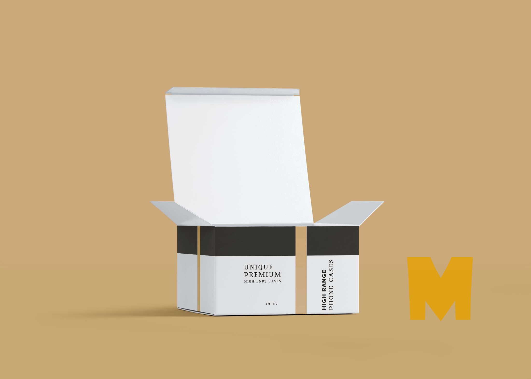 Free Mobile Box Mockup PSD