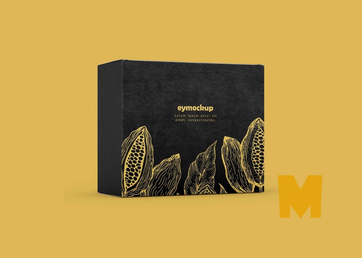 Free Prime Packaging Box Mockup