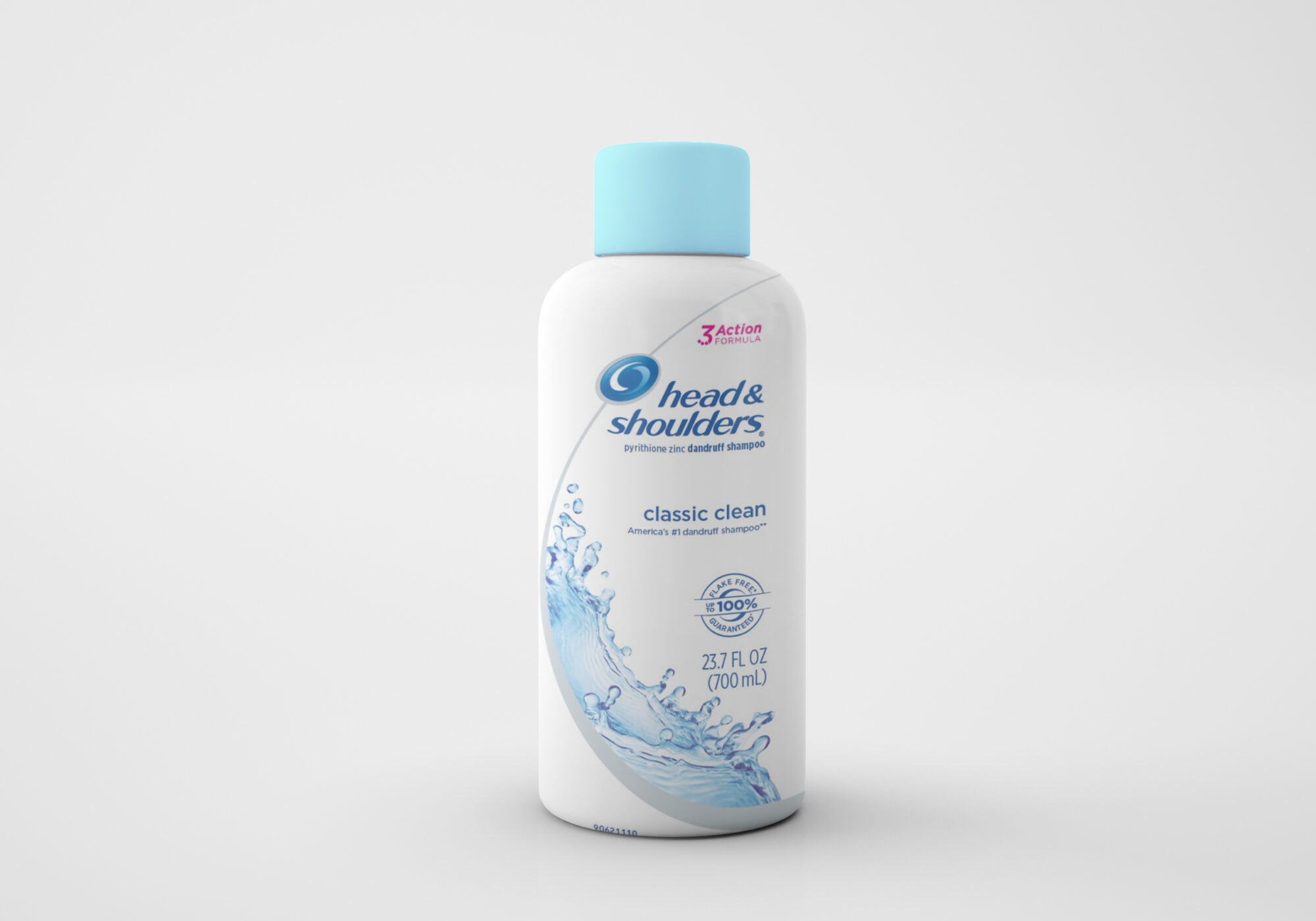 Free Shampoo Bottle Mockup