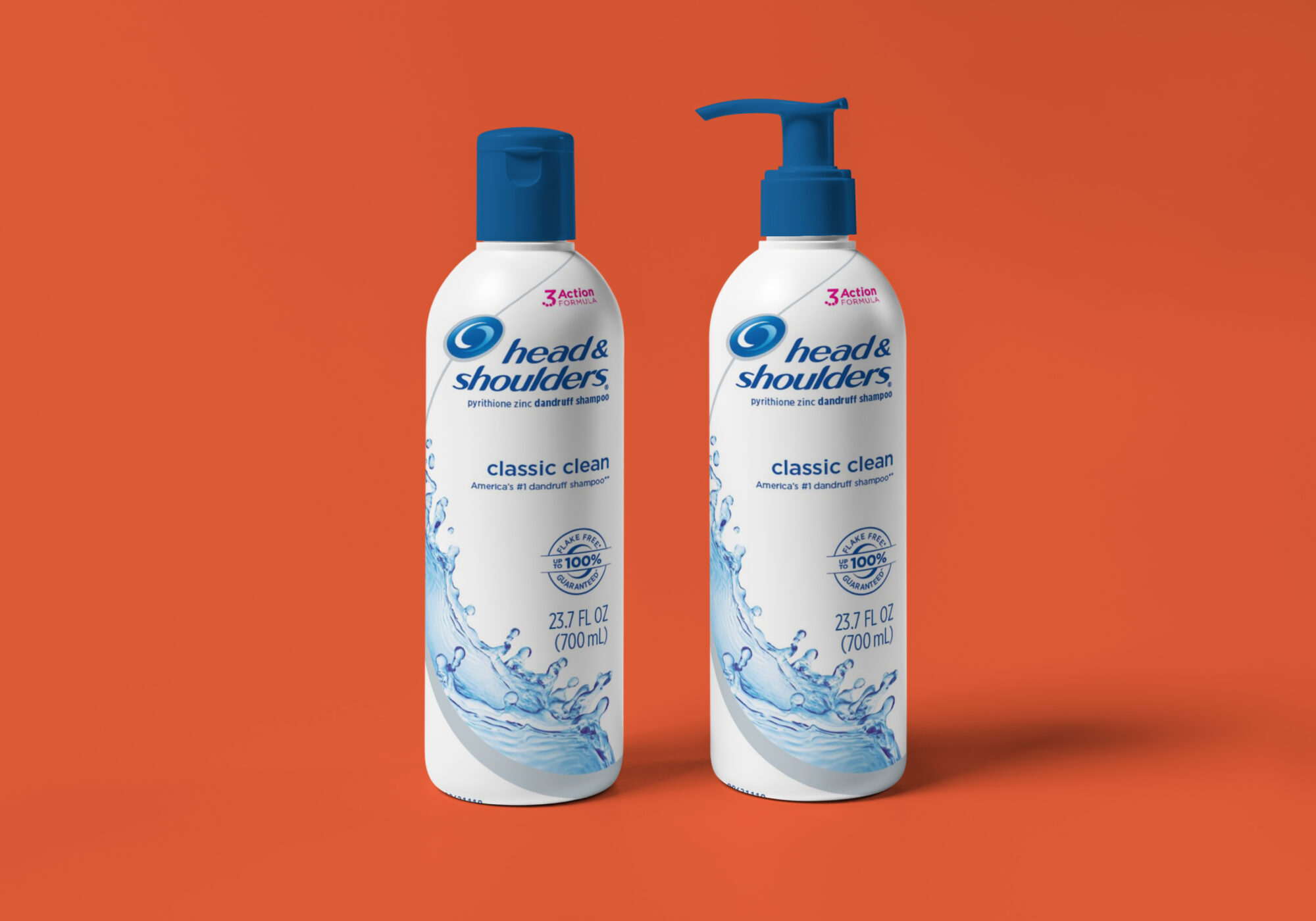 Free Shampoo Bottle Mockup