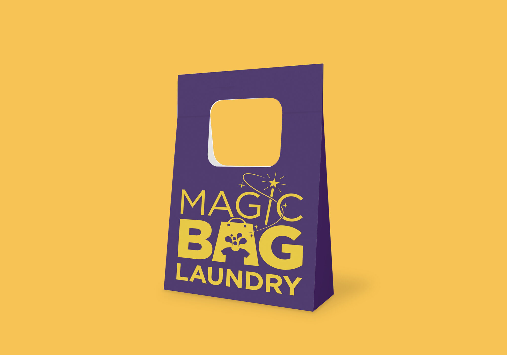 Free Magic Laundry Bag Mockup