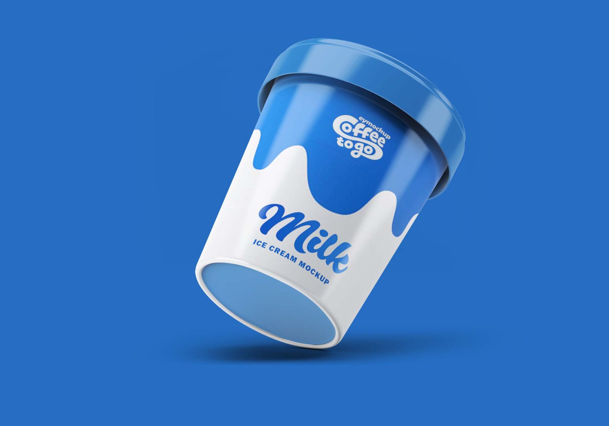 Free Yummy Ice Cream Cup Mockup