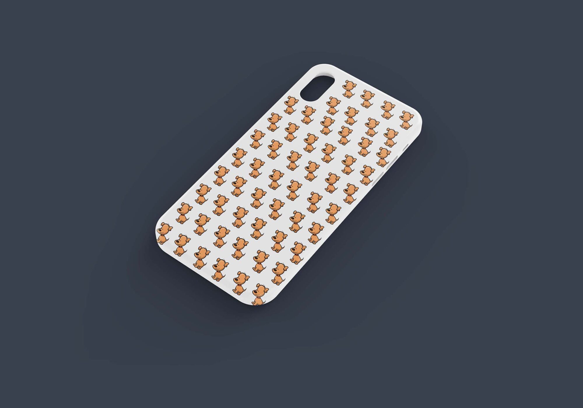 Free Mobile Back Cover Mockup