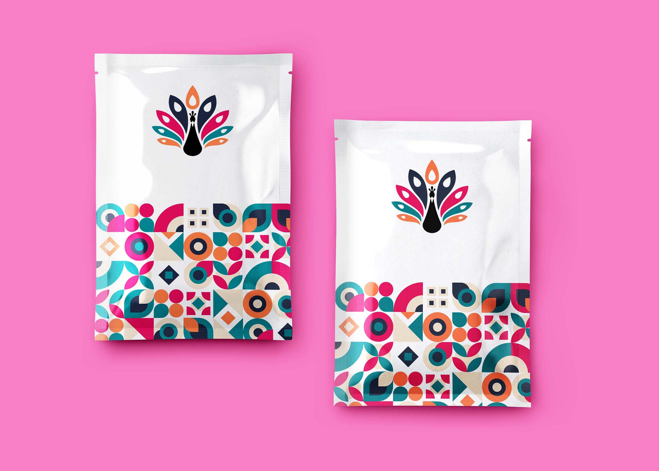 Free Small Shampoo Sachet Mockup