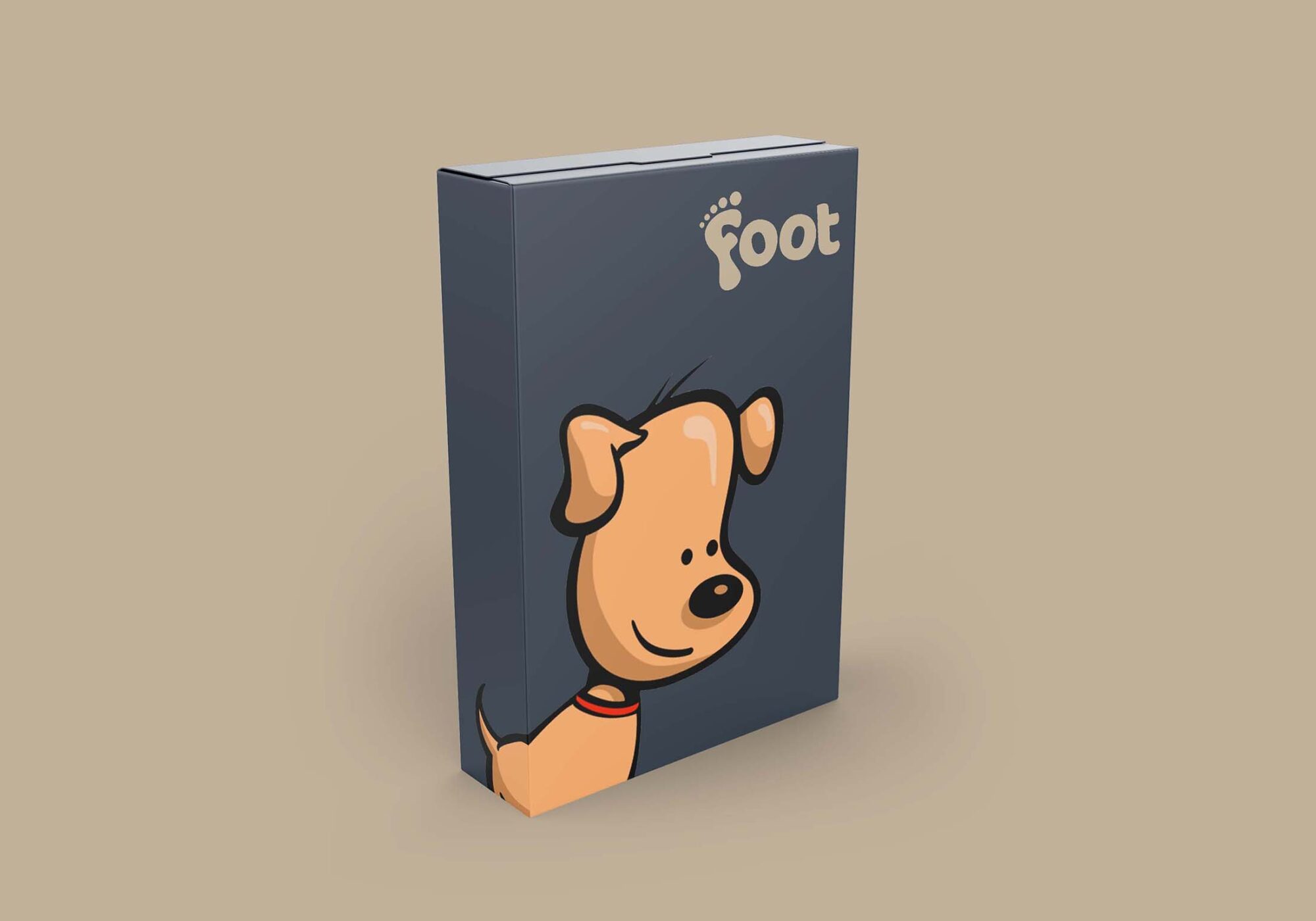 Free Standing Box Mockup