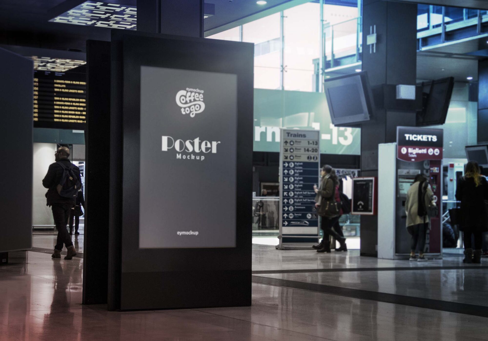 Free Outdoor Poster Mockup