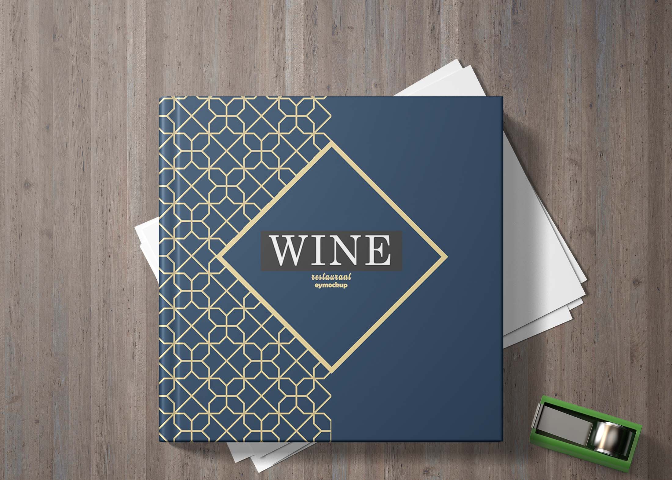 Free Mini Creative Book Cover Mockup