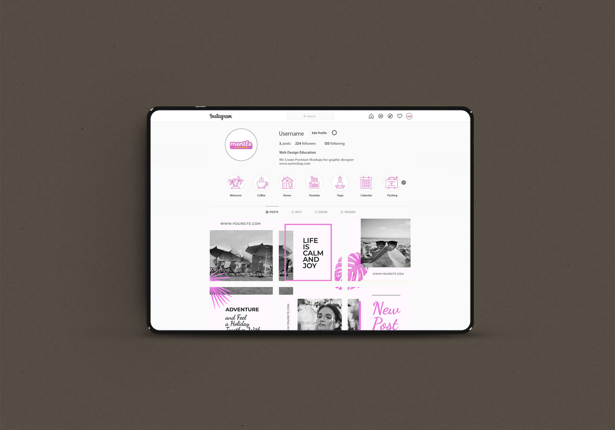 Free Tablet Screen Mockup