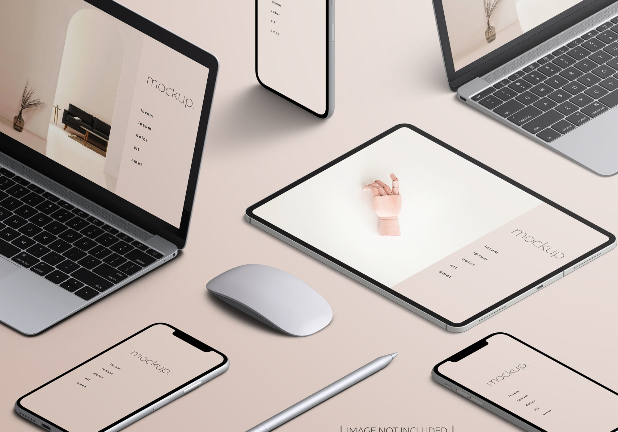 Free Web View Website Mockup