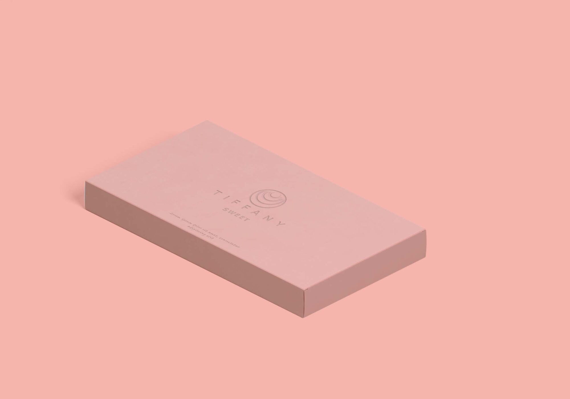 Free Sweet Box Label Mockup